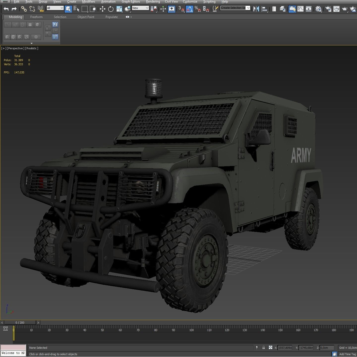 3D model ARQUUS DAGGER 4X4 LAV VR / AR / low-poly animated | CGTrader