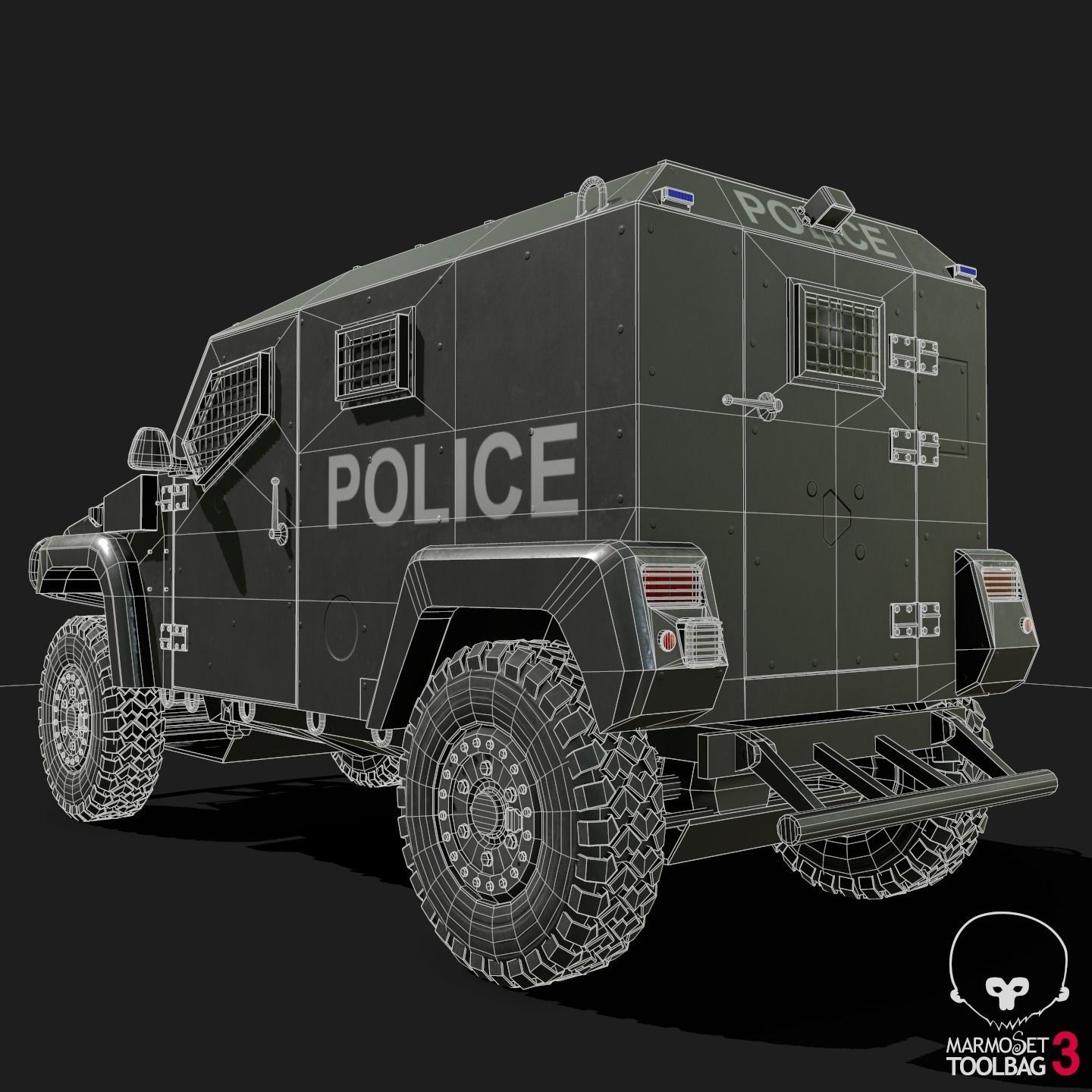 3D model ARQUUS DAGGER 4X4 LAV VR / AR / low-poly animated | CGTrader