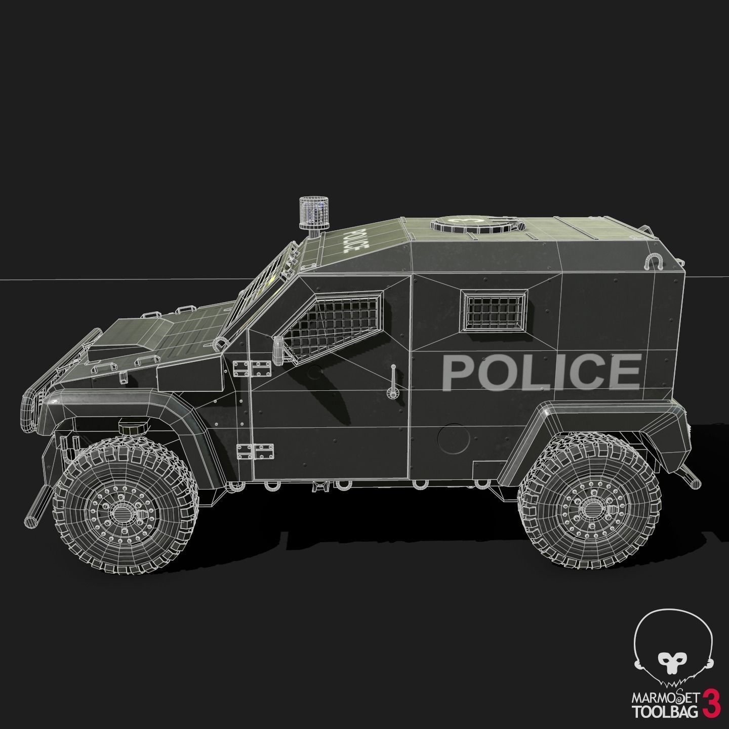 3D model ARQUUS DAGGER 4X4 LAV VR / AR / low-poly animated | CGTrader