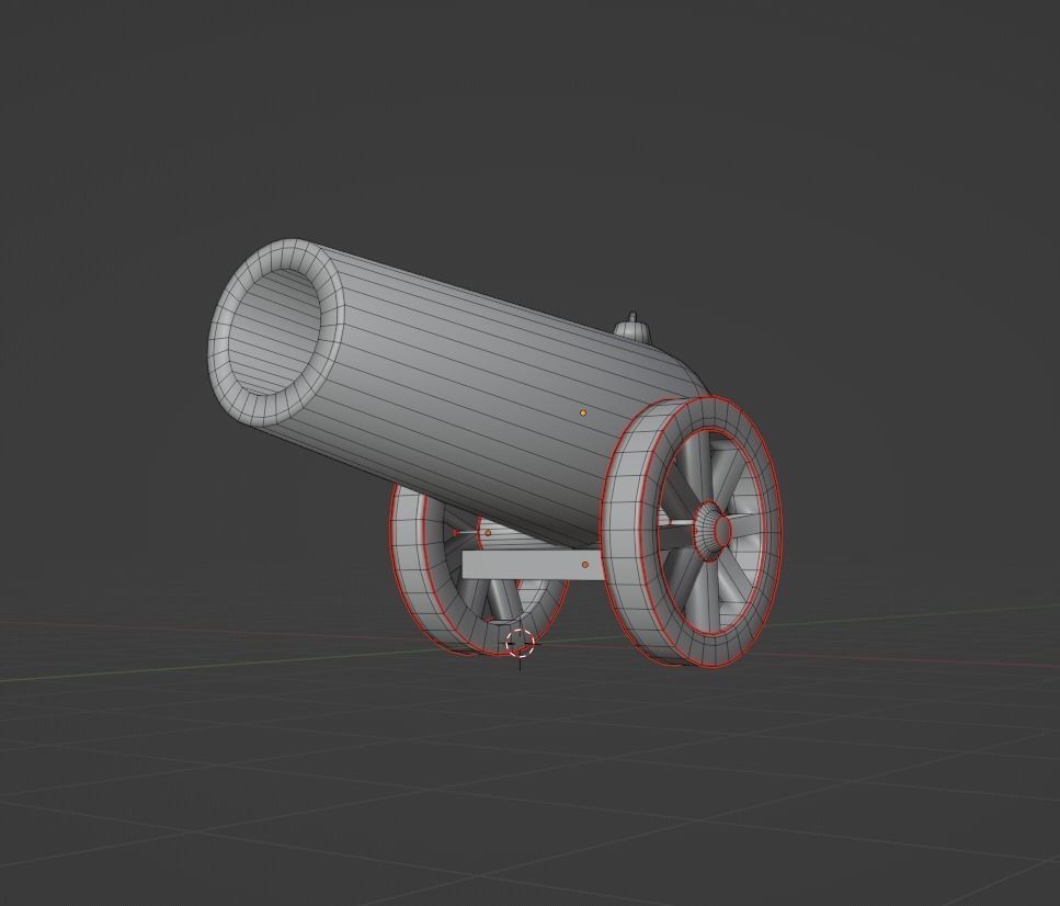 Low Poly Modular Cannon free VR / AR / low-poly 3D model | CGTrader
