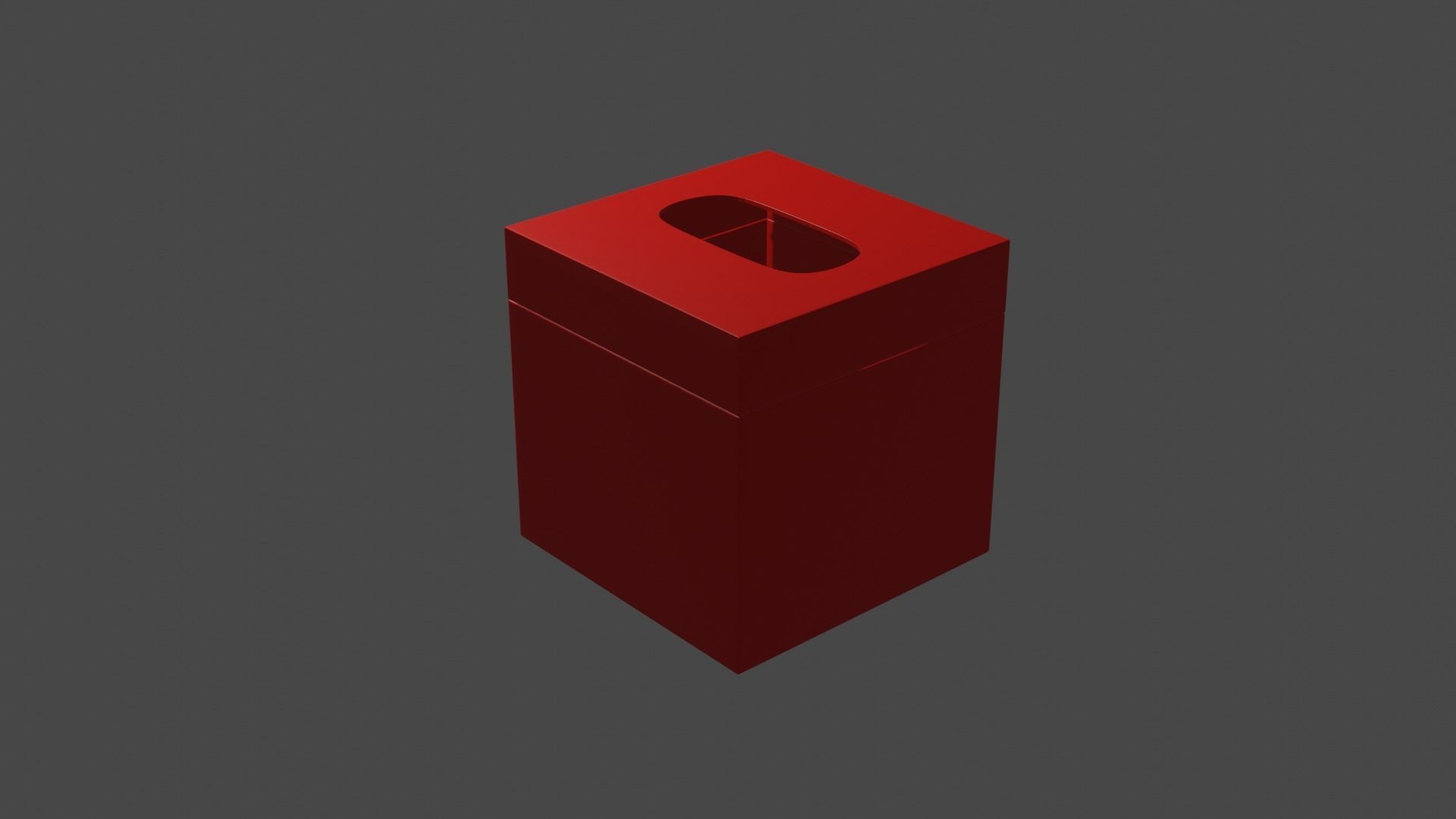 simple tissue box 3D model | CGTrader