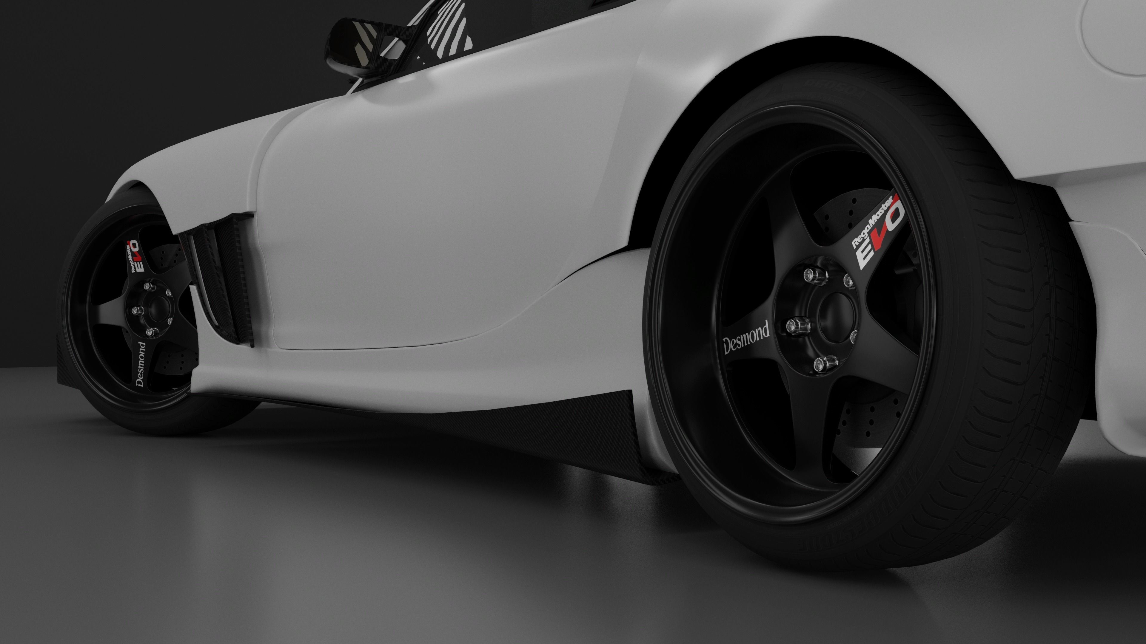 3D model Rx7 FD custom bodykit VR / AR / low-poly | CGTrader