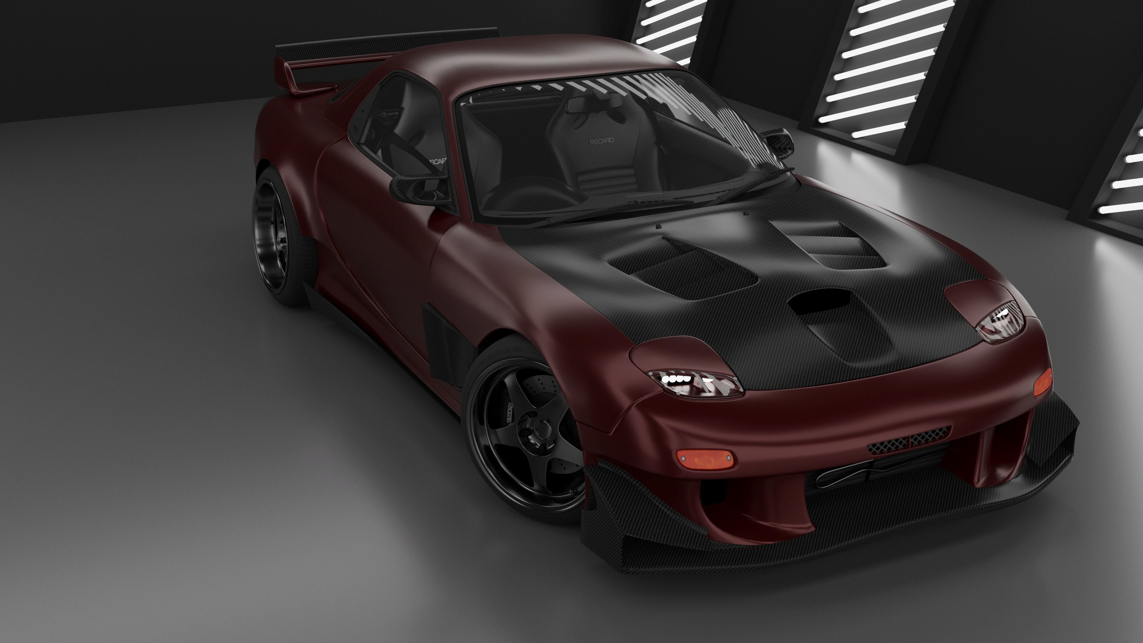 3D model Rx7 FD custom bodykit VR / AR / low-poly | CGTrader
