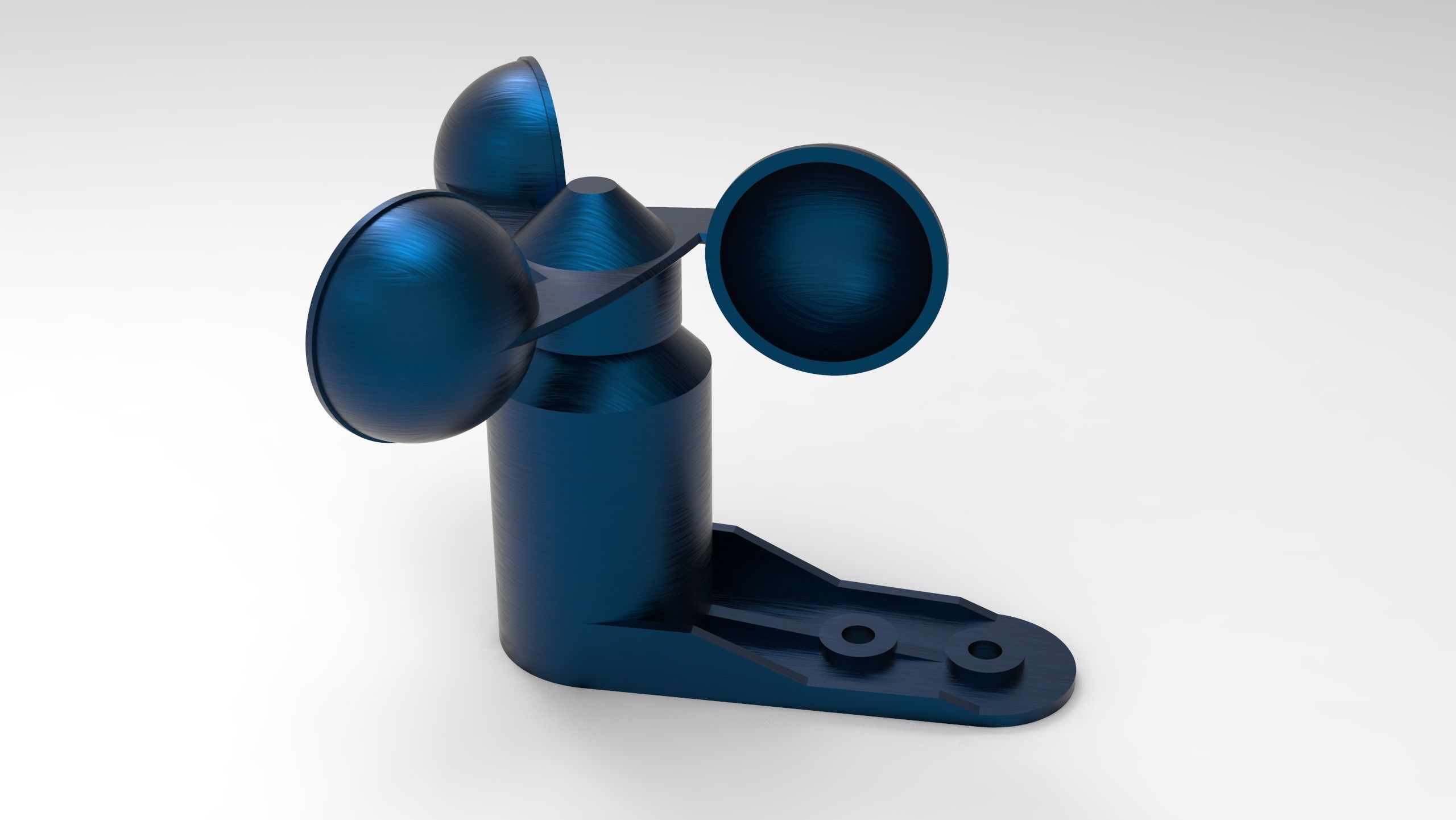 3D model Anemometer gold wind turbine VR / AR / low-poly | CGTrader