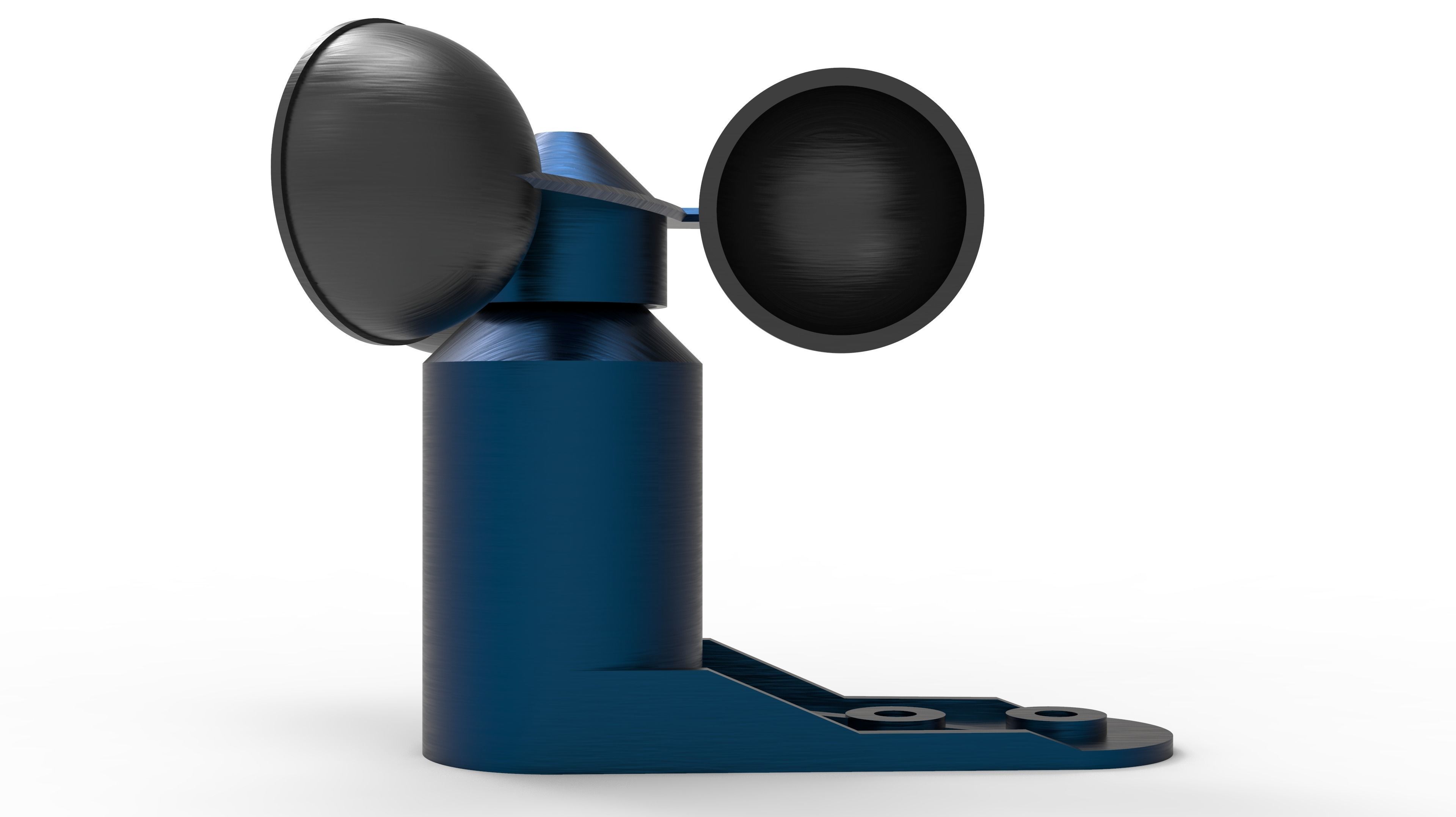 3D model Anemometer gold wind turbine VR / AR / low-poly | CGTrader