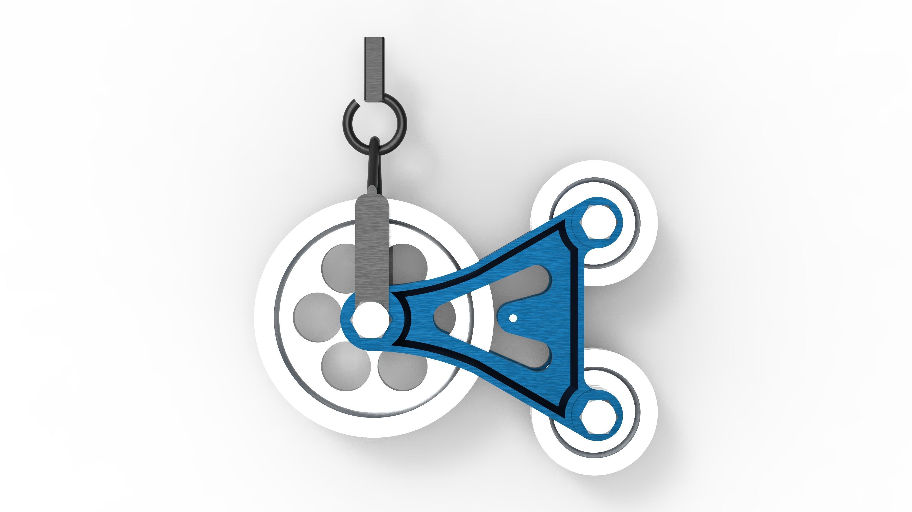 Pulley block 3D model | CGTrader