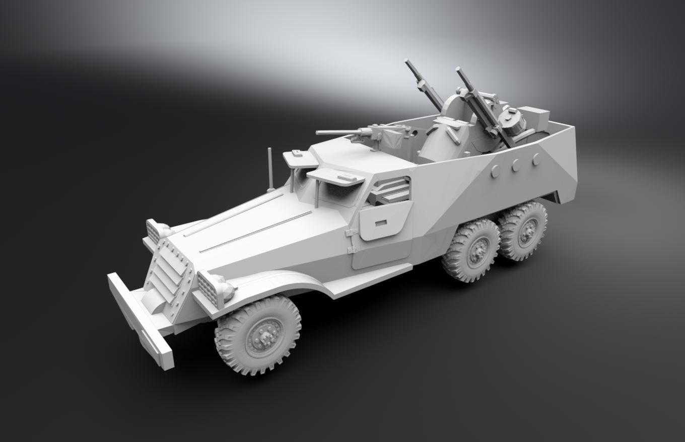 BTR 152 Scale model 3D model 3D printable | CGTrader