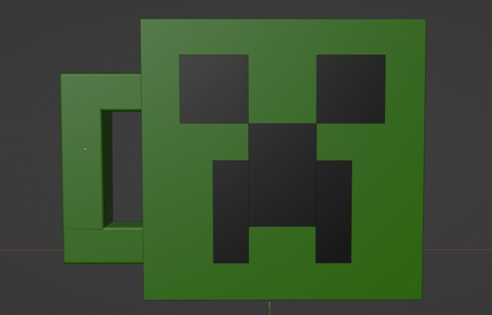 Minecraft cup 3D model | CGTrader