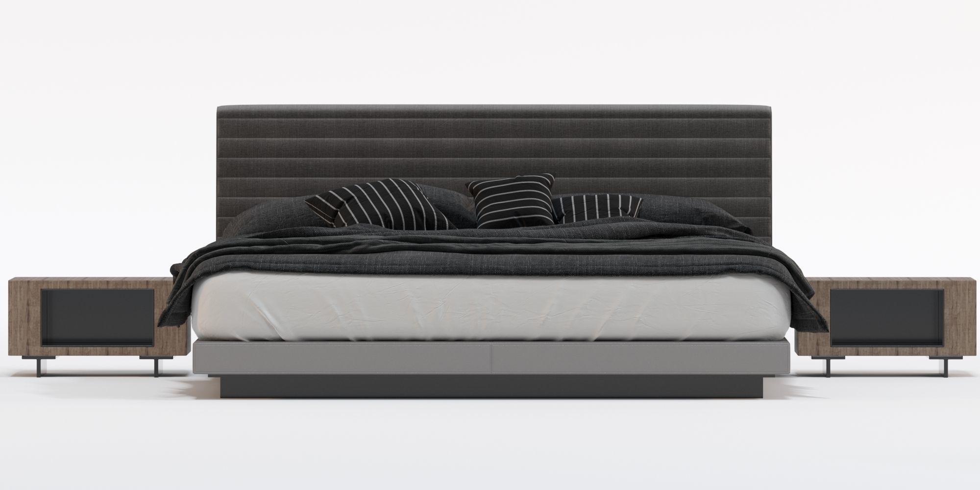Minotti Roger Bed 3D model | CGTrader