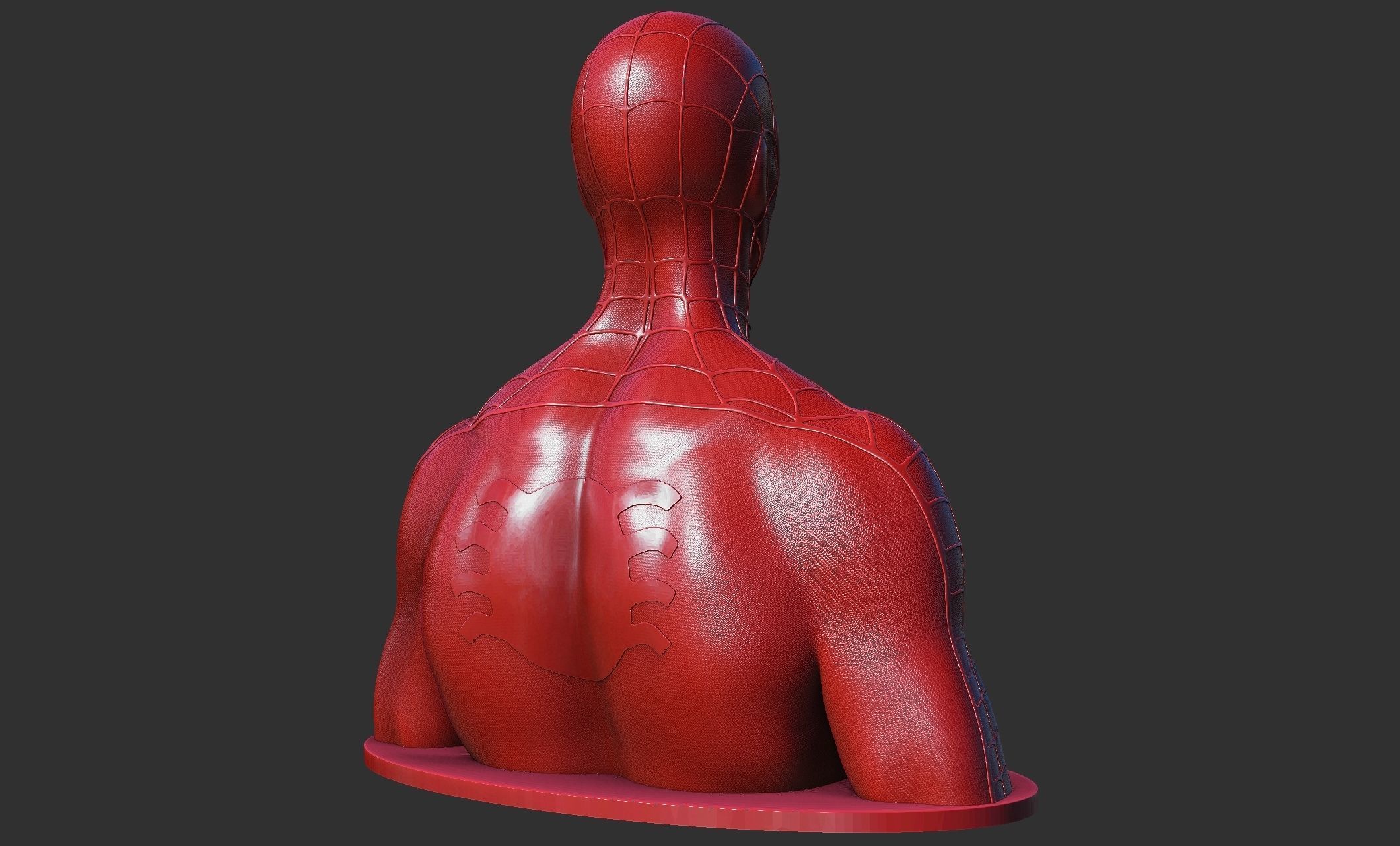 Spider-Man Bust 3D model 3D printable | CGTrader