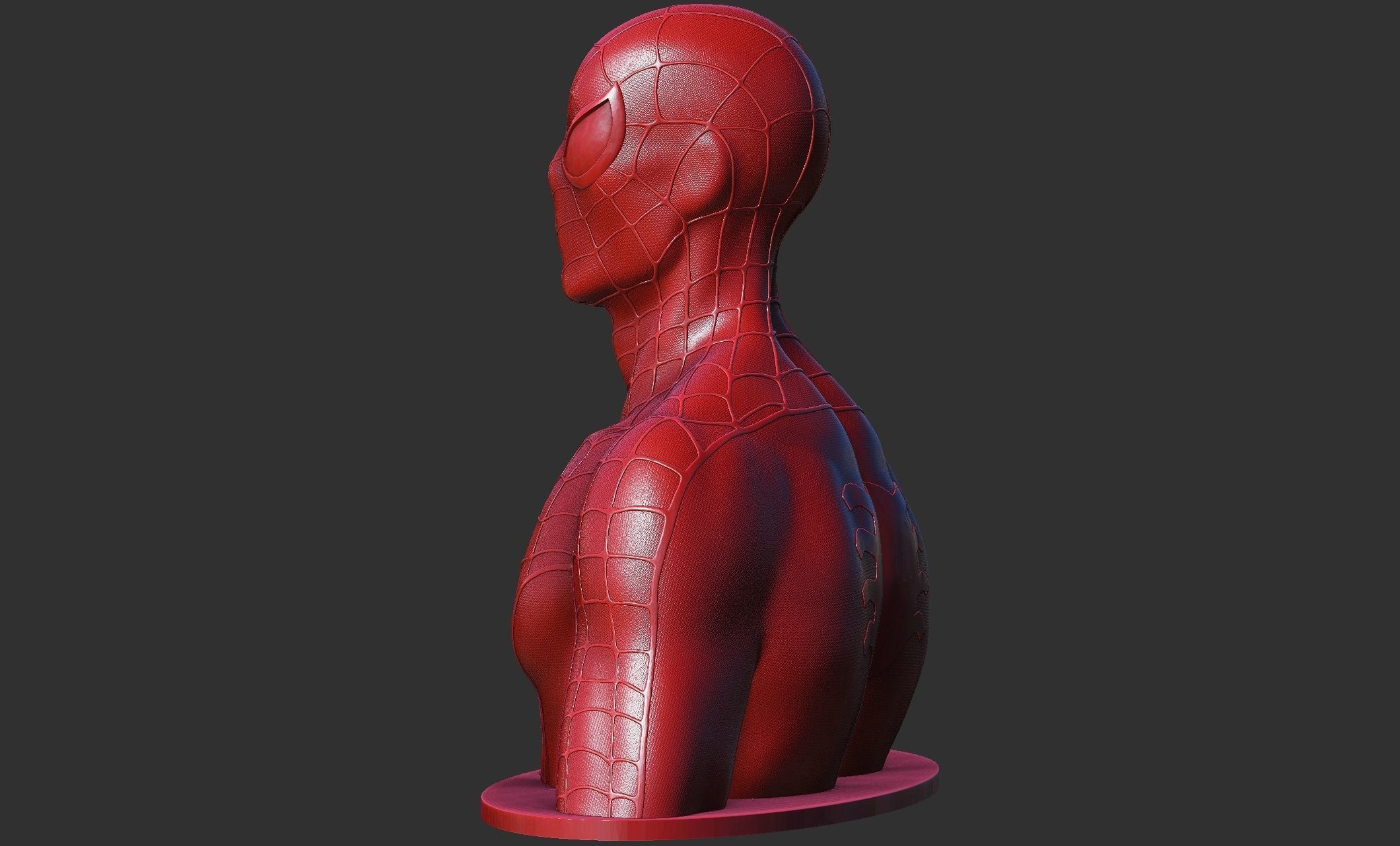 Spider-Man Bust 3D model 3D printable | CGTrader