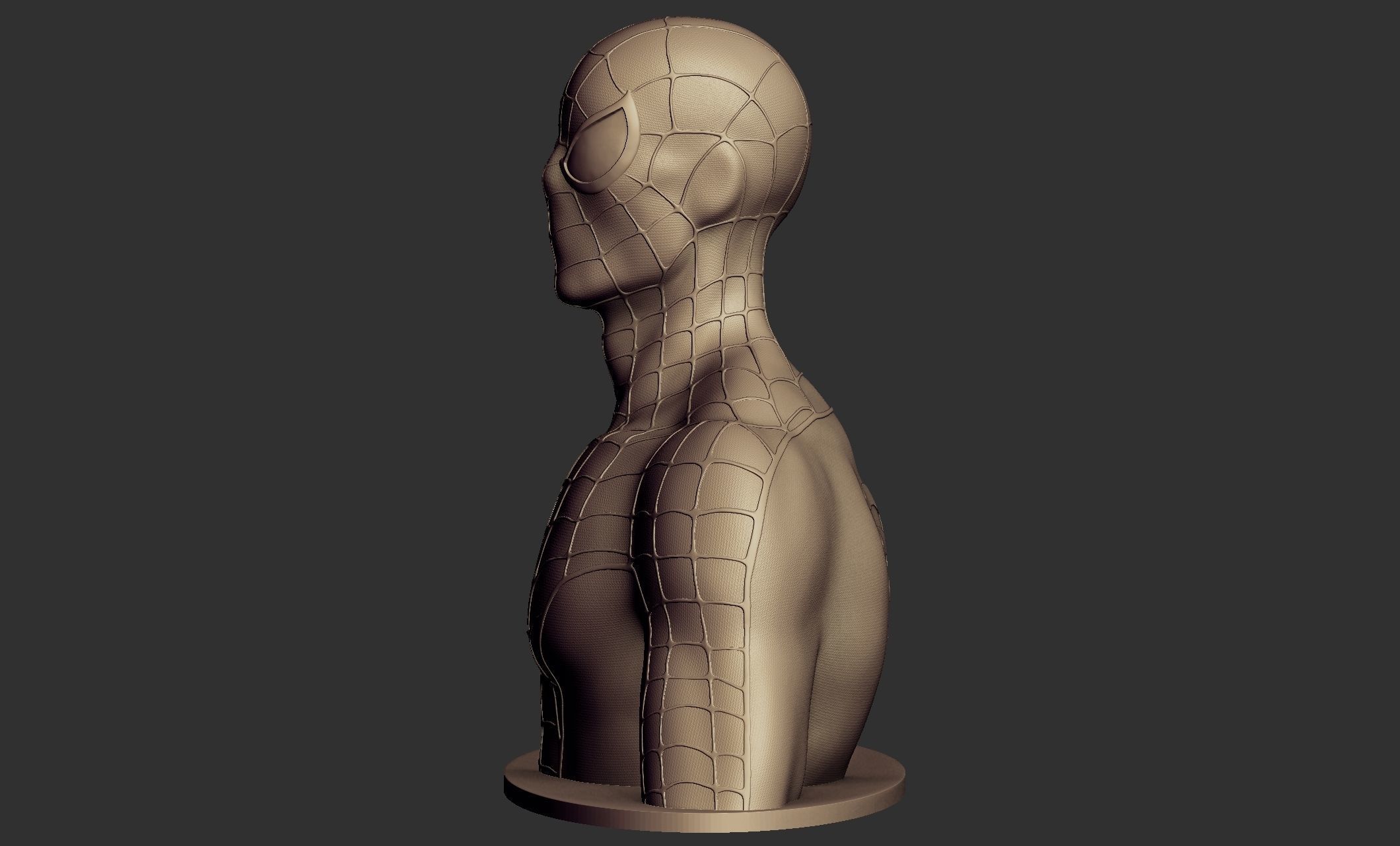 Spider-Man Bust 3D model 3D printable | CGTrader
