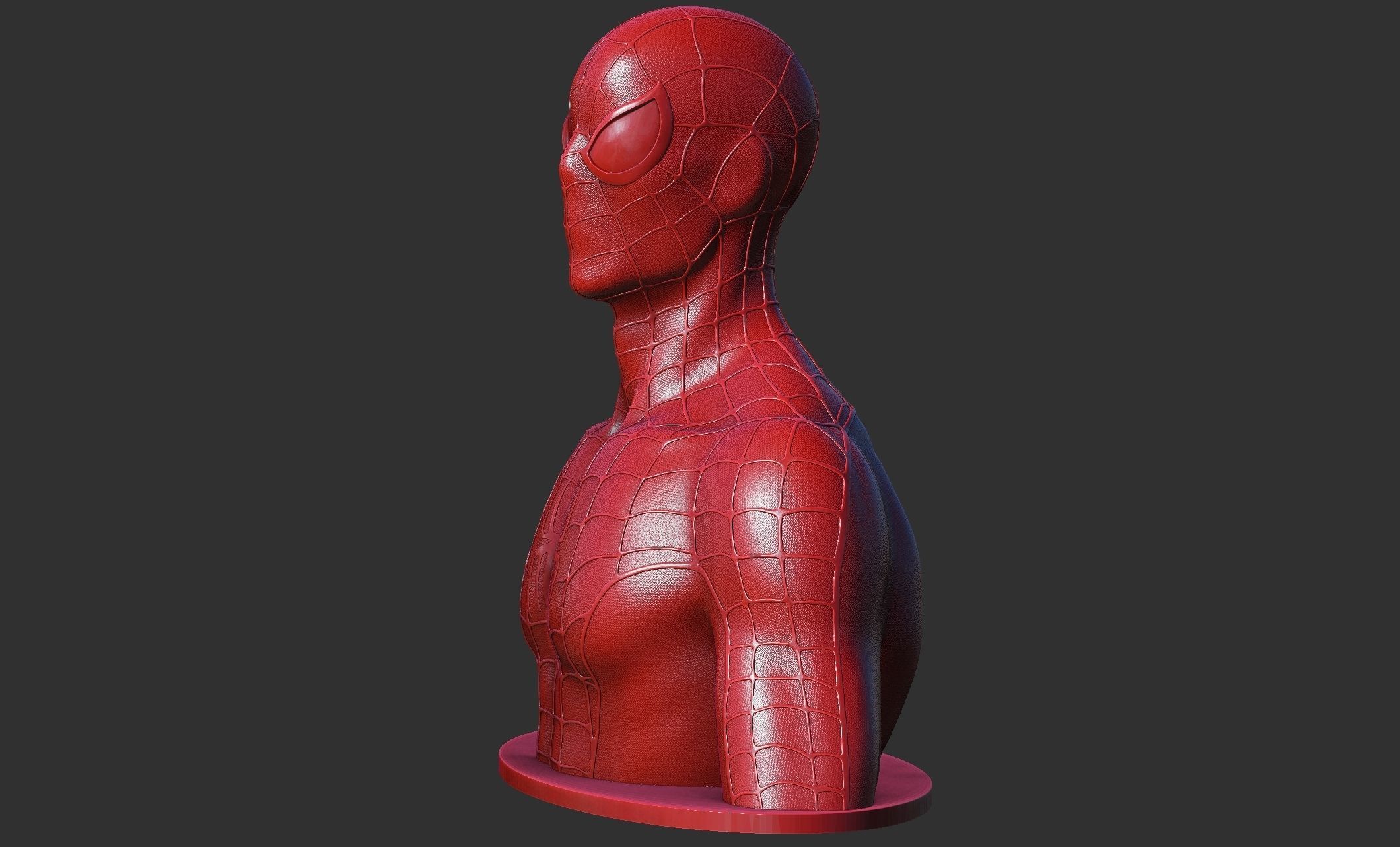 Spider-Man Bust 3D model 3D printable | CGTrader