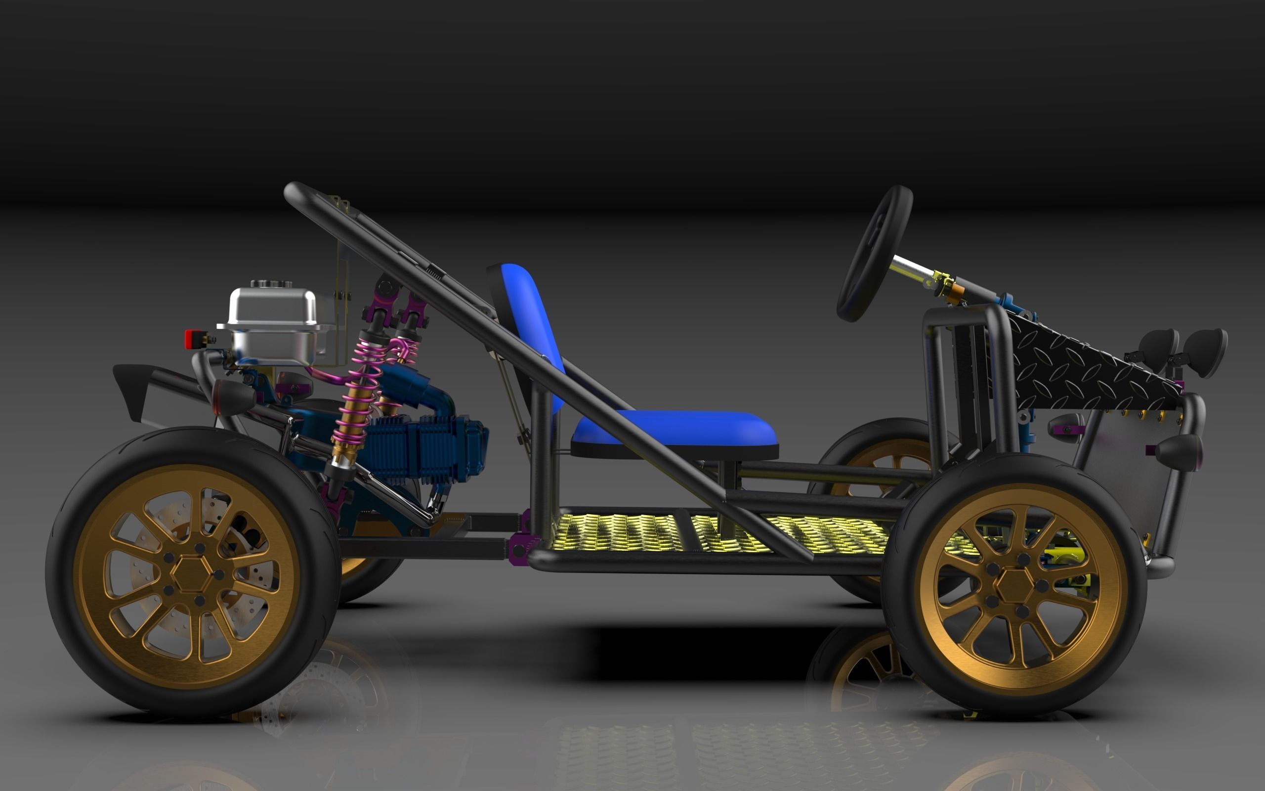 DIY Mini Car 3D model 3D printable | CGTrader