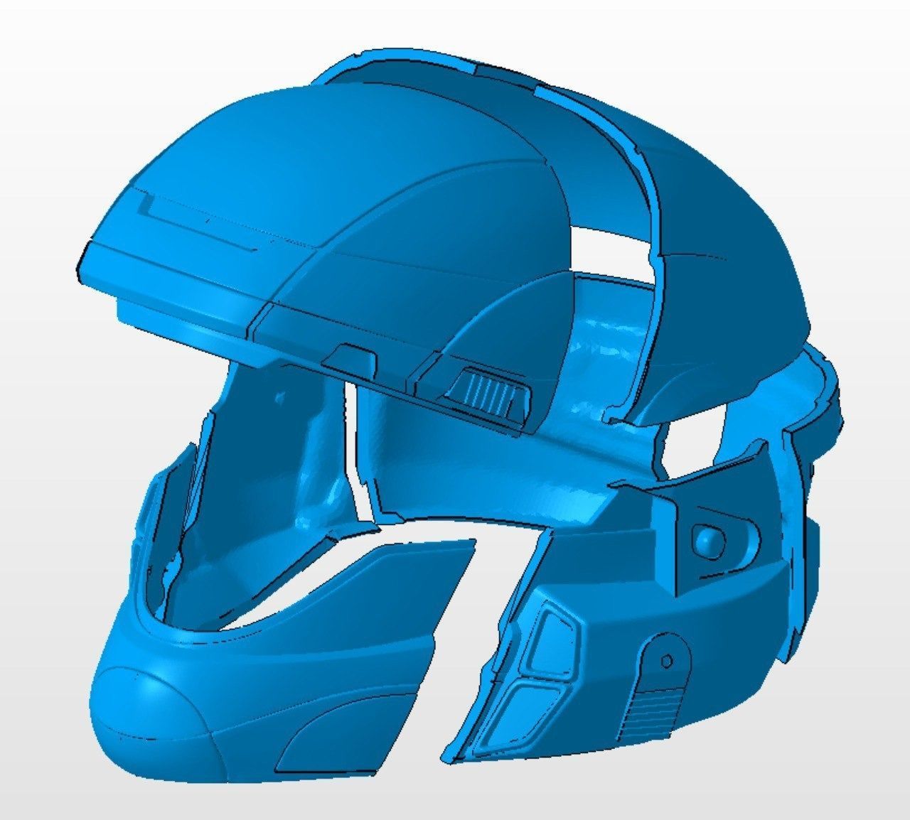 Printable Halo ODST helmet 3D model 3D printable | CGTrader
