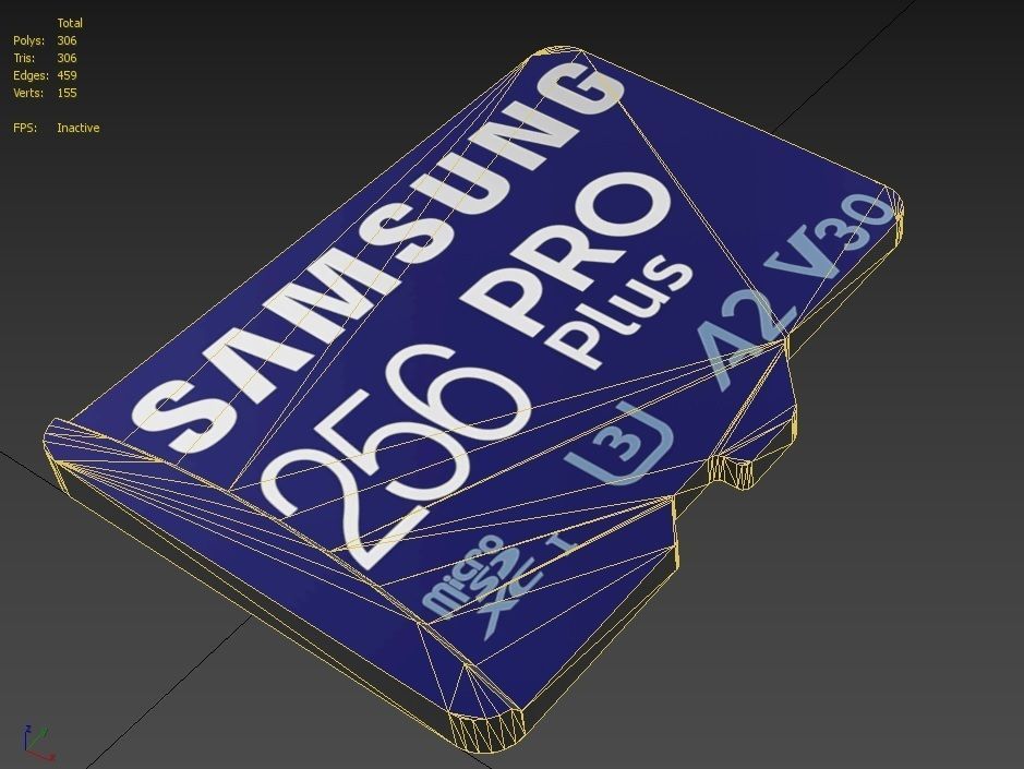 3D model Micro SD Card M10 VR / AR / low-poly | CGTrader