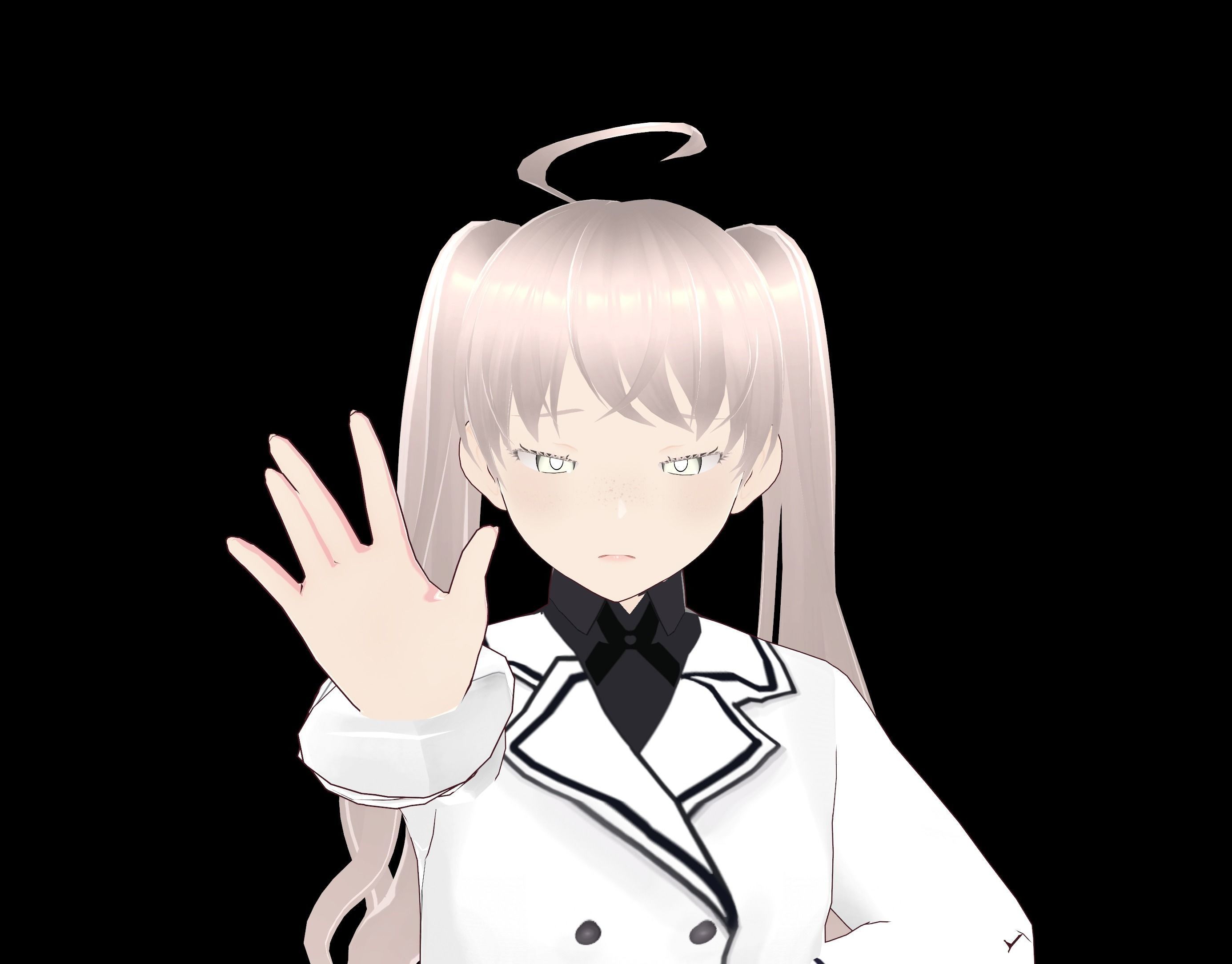 Epic female anime character 3D model animated rigged | CGTrader