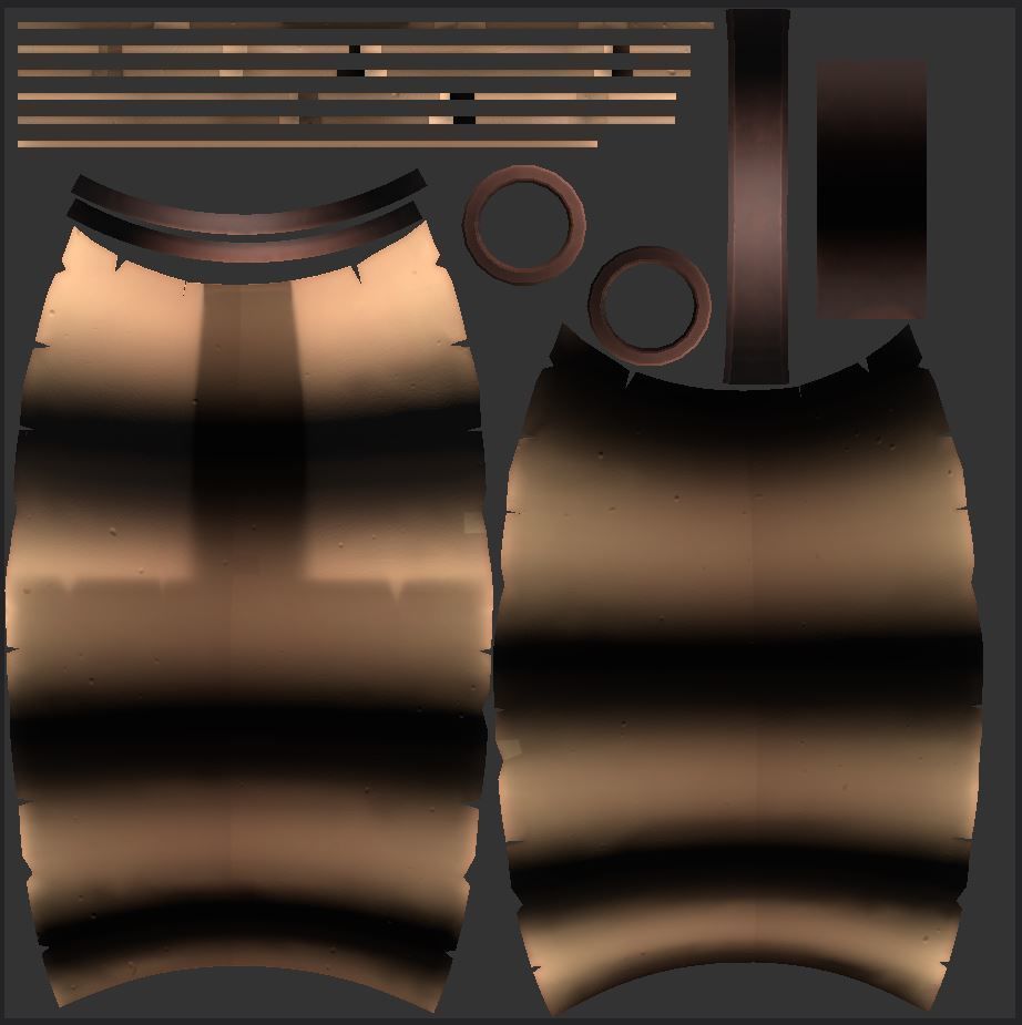 3D model Stylized Magic Scrolls With Four Texture Sets VR / AR / low ...