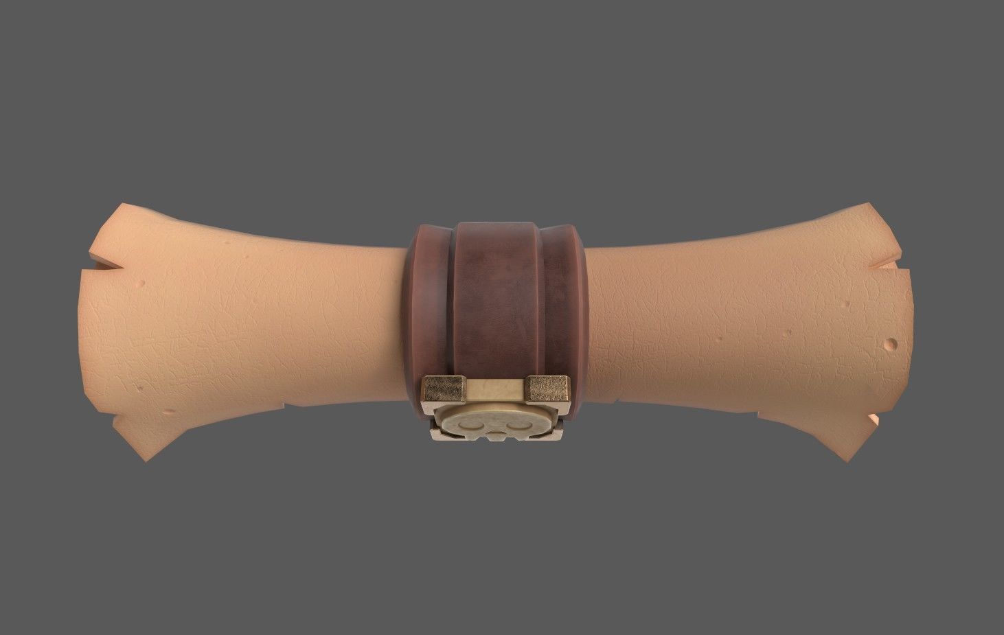 3D model Stylized Magic Scrolls With Four Texture Sets VR / AR / low ...