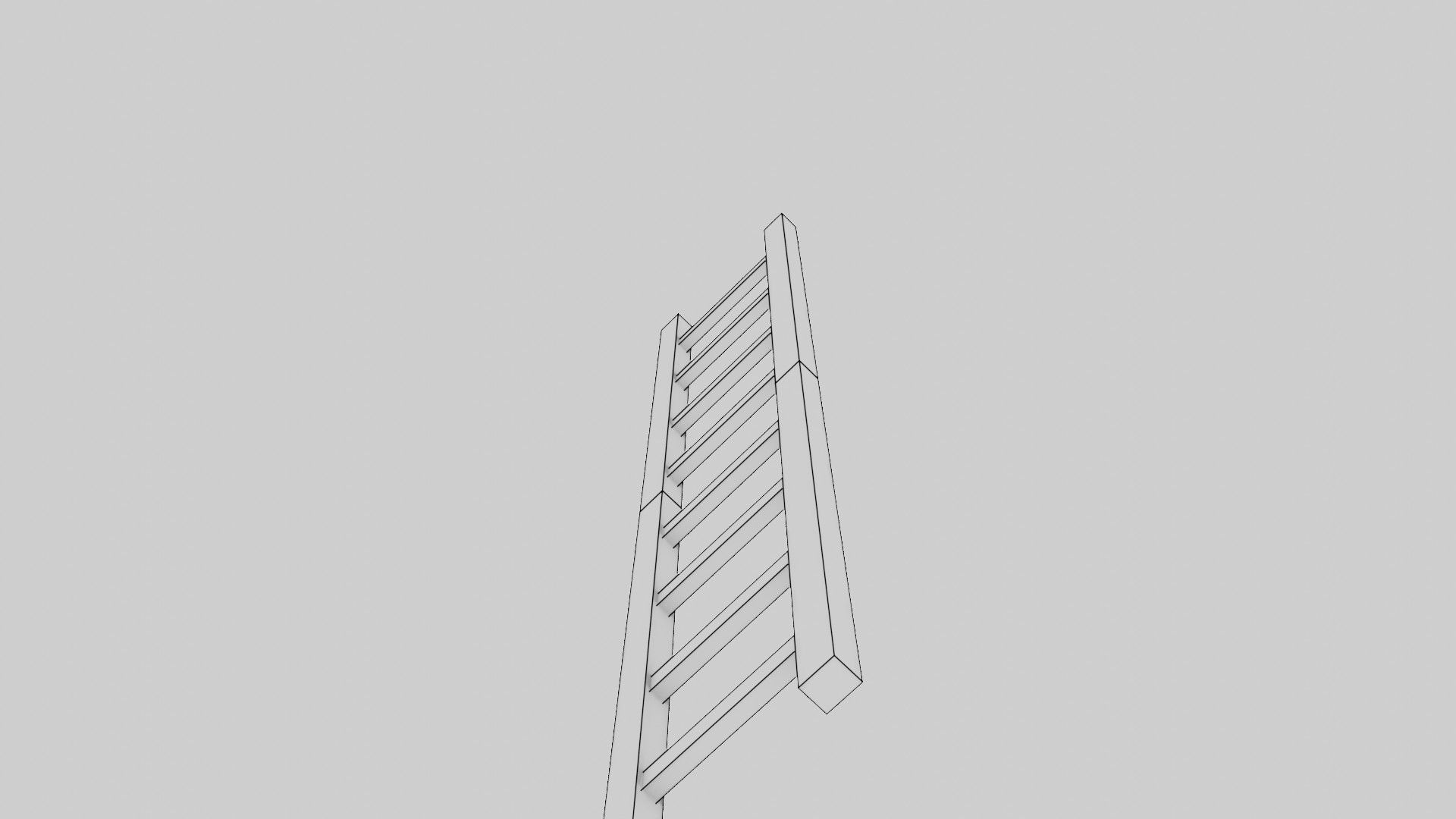 Wooden Ladder free VR / AR / low-poly 3D model | CGTrader
