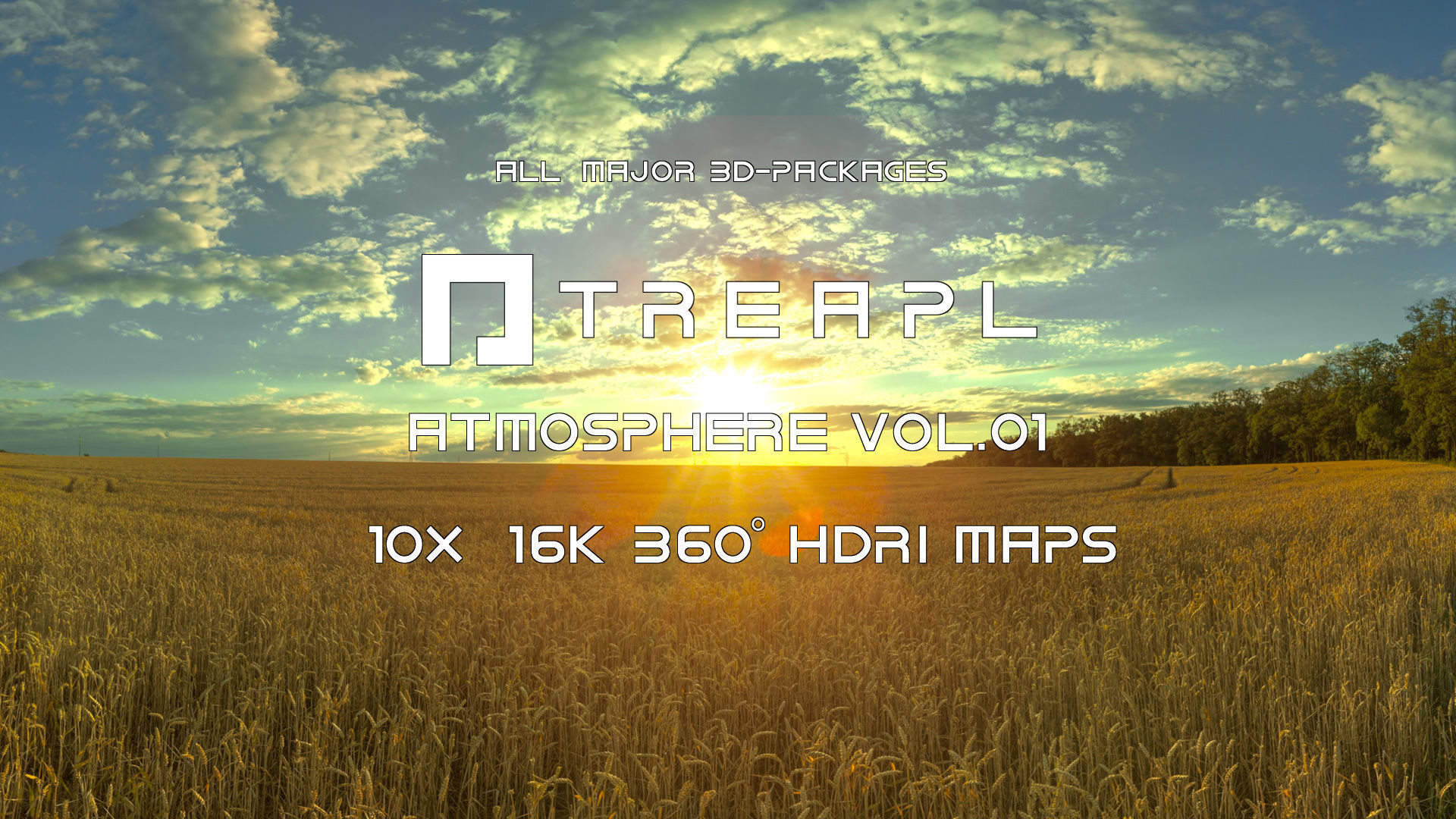 10X HDRI SKIES TREAPL ATMOSPHERE VOL01 - BUNDLE - 360 SKIES Texture ...