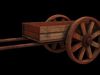 tumbrel 2 old wooden cart 3D model | CGTrader