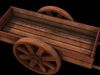 tumbrel 2 old wooden cart 3D model | CGTrader