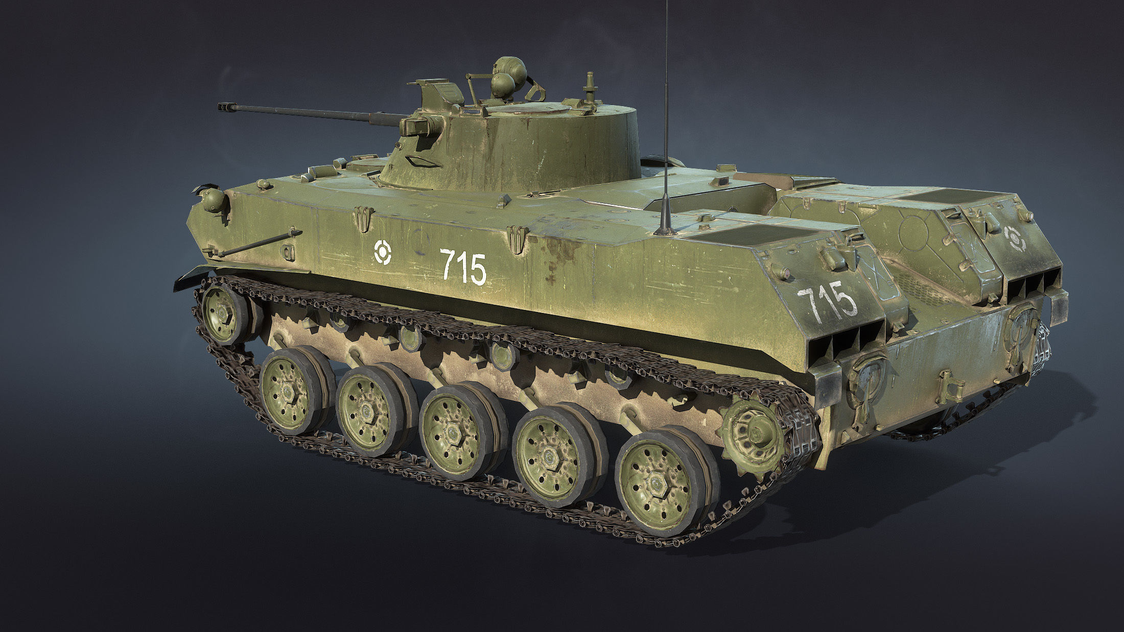 3D model BMD-2 LOD3 VR / AR / low-poly | CGTrader