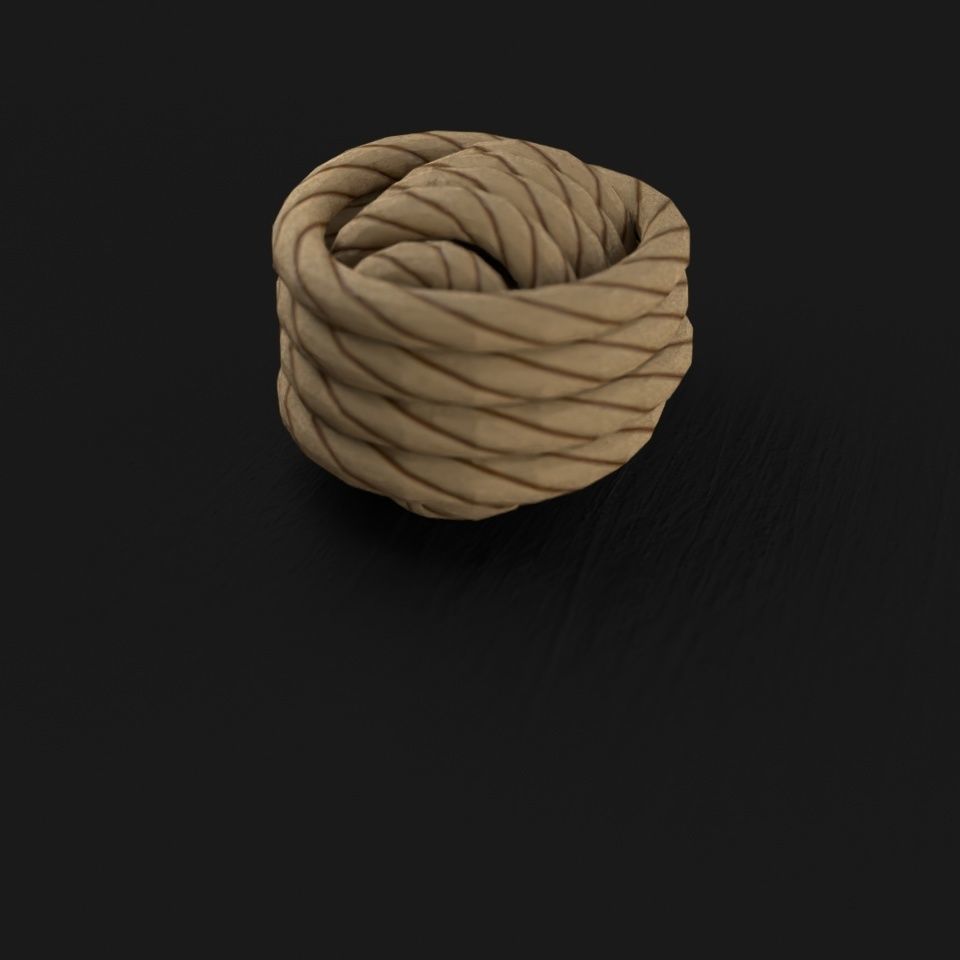 3D model Rope props VR / AR / low-poly | CGTrader