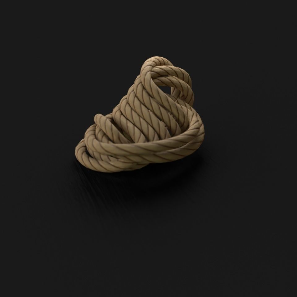 3D model Rope props VR / AR / low-poly | CGTrader