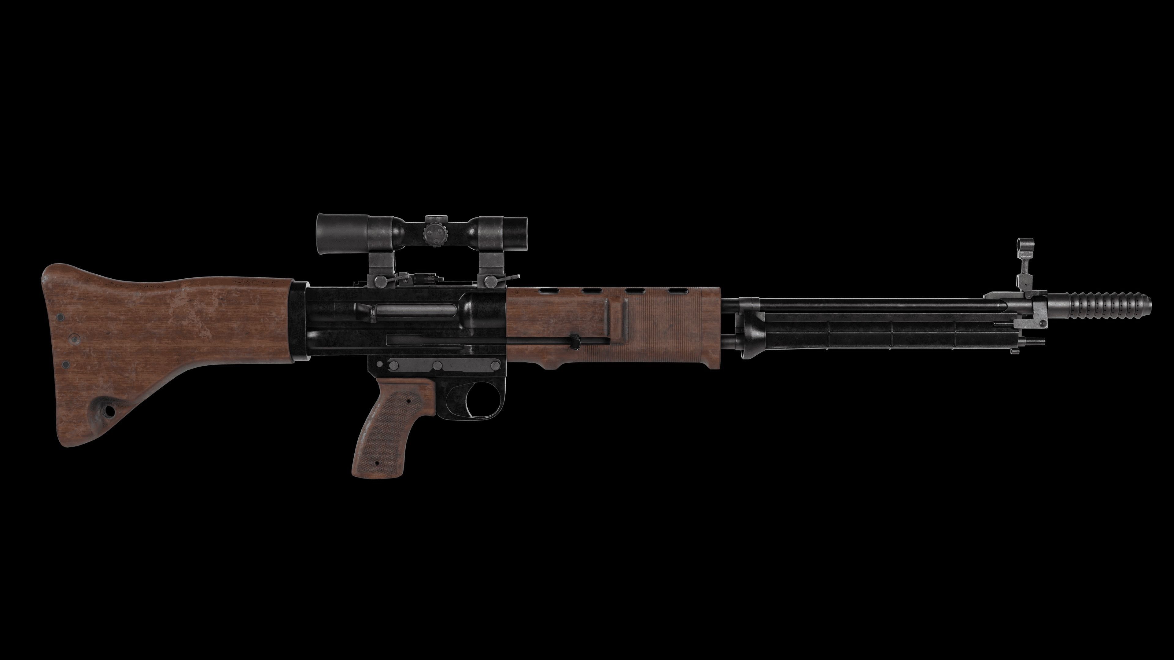 3D model FG42 High detail VR / AR / low-poly | CGTrader