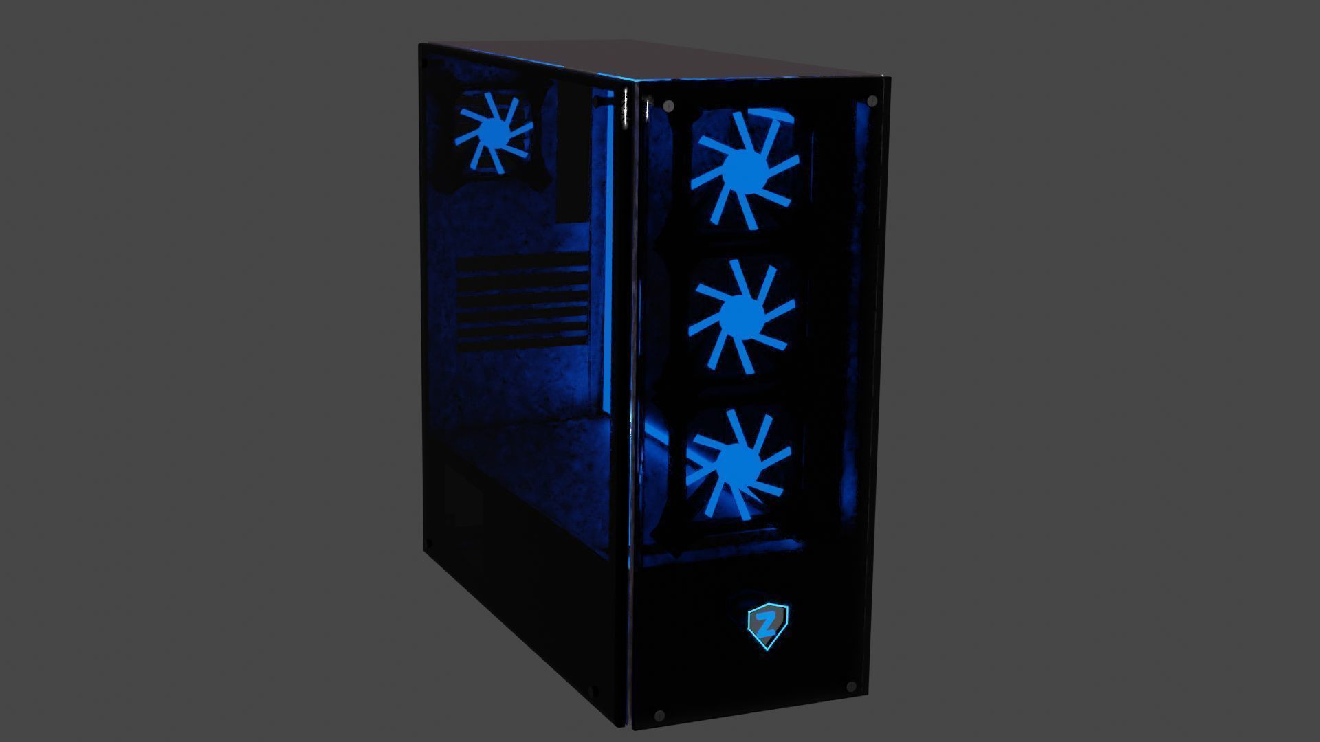 3D model Case PC low-poly light game-ready VR / AR / low-poly | CGTrader