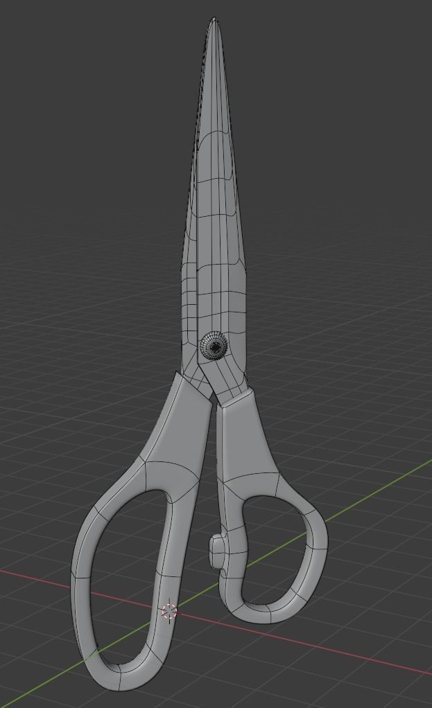 3D model Scissors prop VR / AR / low-poly | CGTrader
