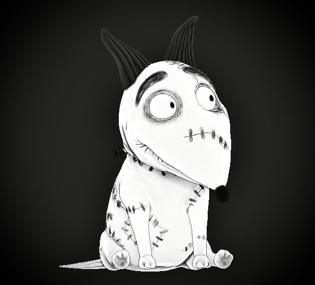 Sparky figure 3D model 3D printable | CGTrader