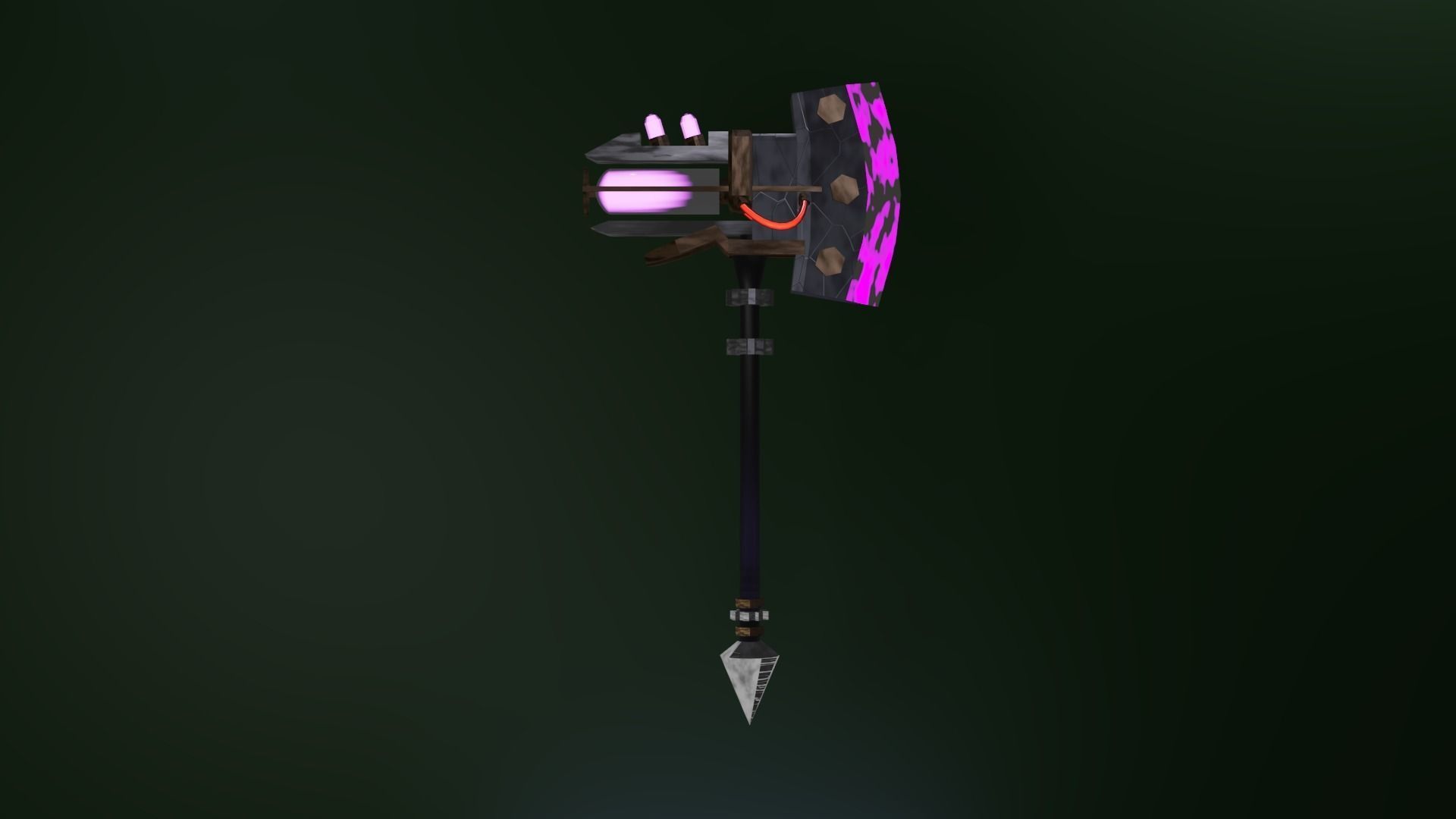 Steampunk axe free VR / AR / low-poly 3D model | CGTrader