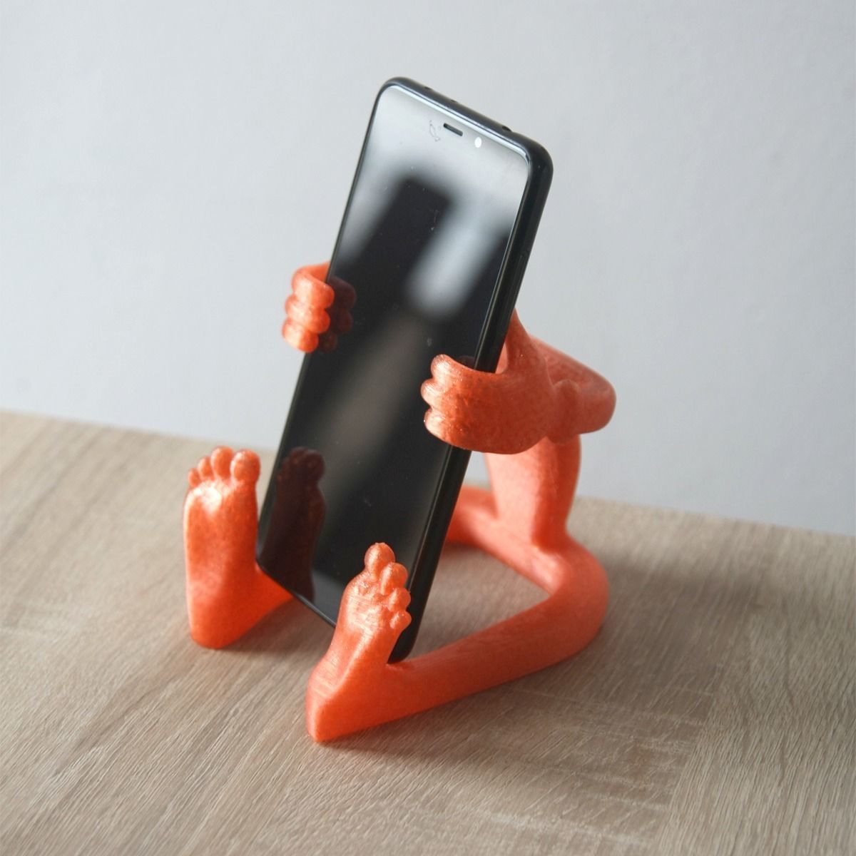 Printable Cartoonish Mobile Holder 3D model 3D printable | CGTrader