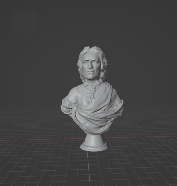John Locke 3D model 3D printable | CGTrader