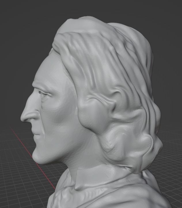 John Locke 3D model 3D printable | CGTrader