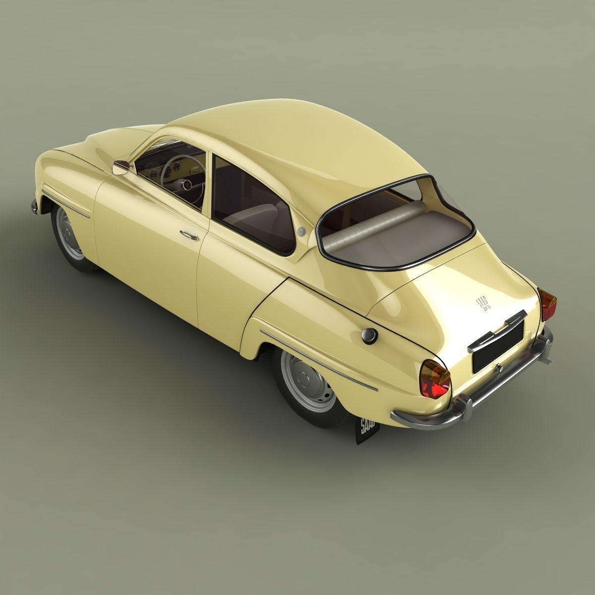 SAAB 96 1965 3D model | CGTrader