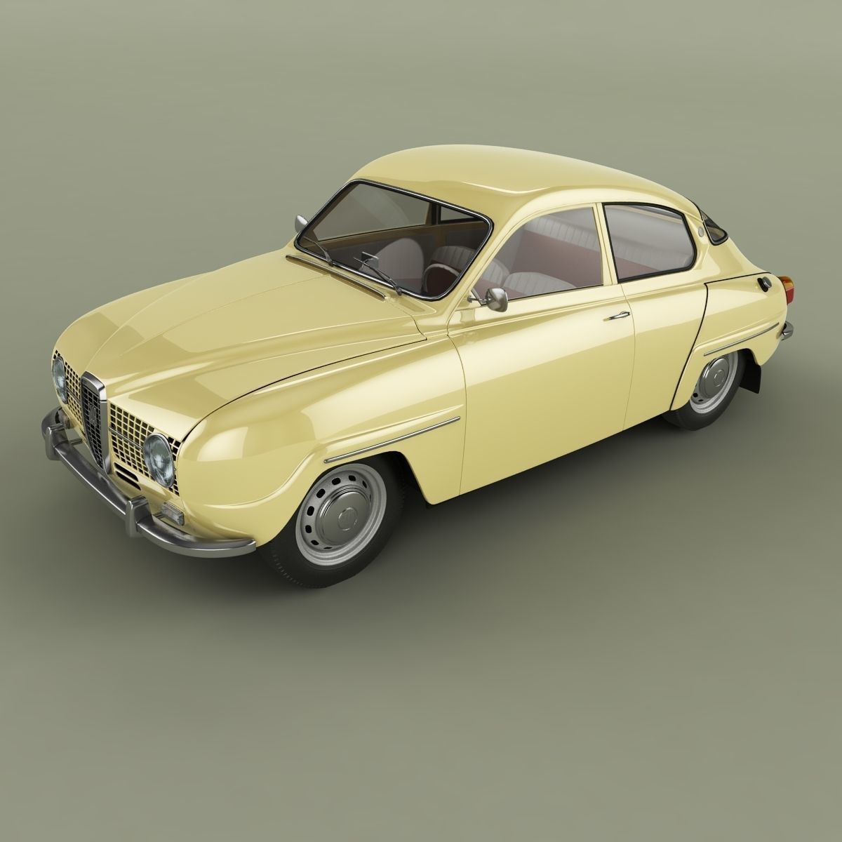 SAAB 96 1965 3D model | CGTrader