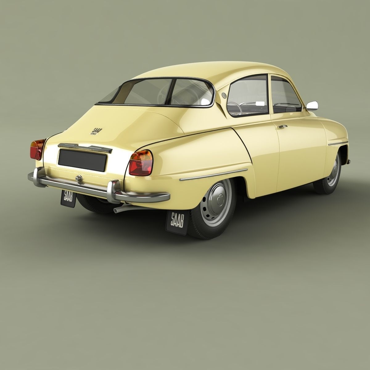SAAB 96 1965 3D model | CGTrader
