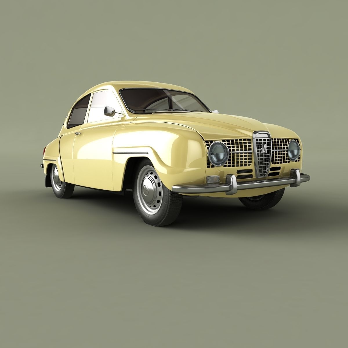 SAAB 96 1965 3D model | CGTrader