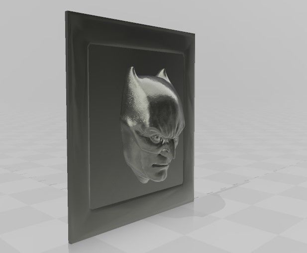 BATMAN FACE 3D PAINTING 3D model 3D printable | CGTrader