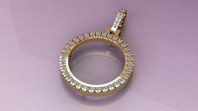 Coin bezel 3D model 3D printable | CGTrader