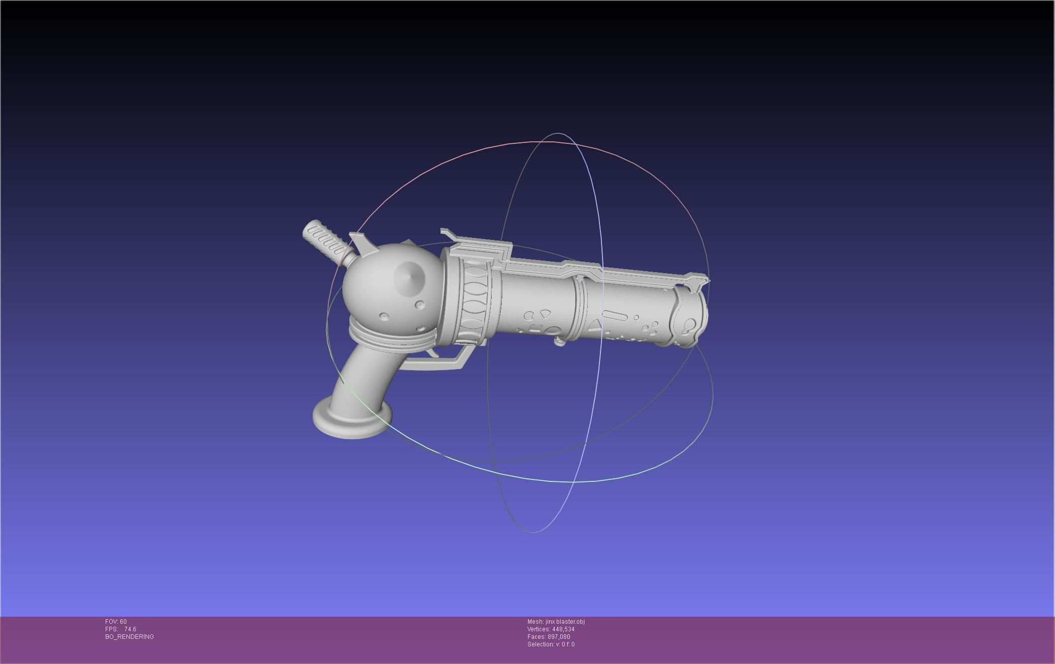 League Of Legends Arcane Jinx Blaster Basic Model 3D model | CGTrader