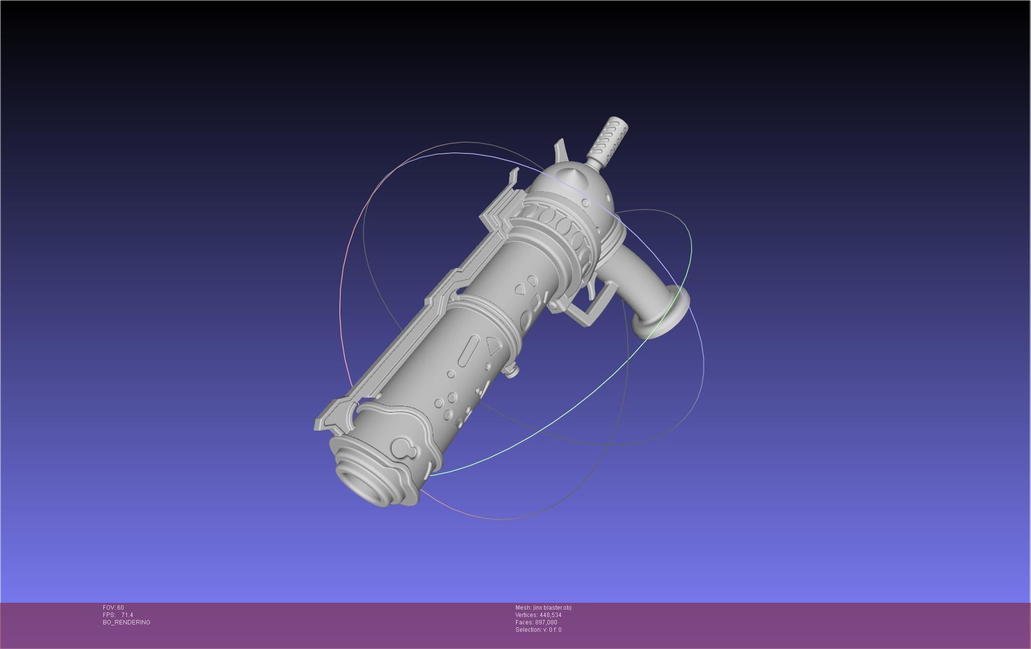 League Of Legends Arcane Jinx Blaster Basic Model 3D model | CGTrader