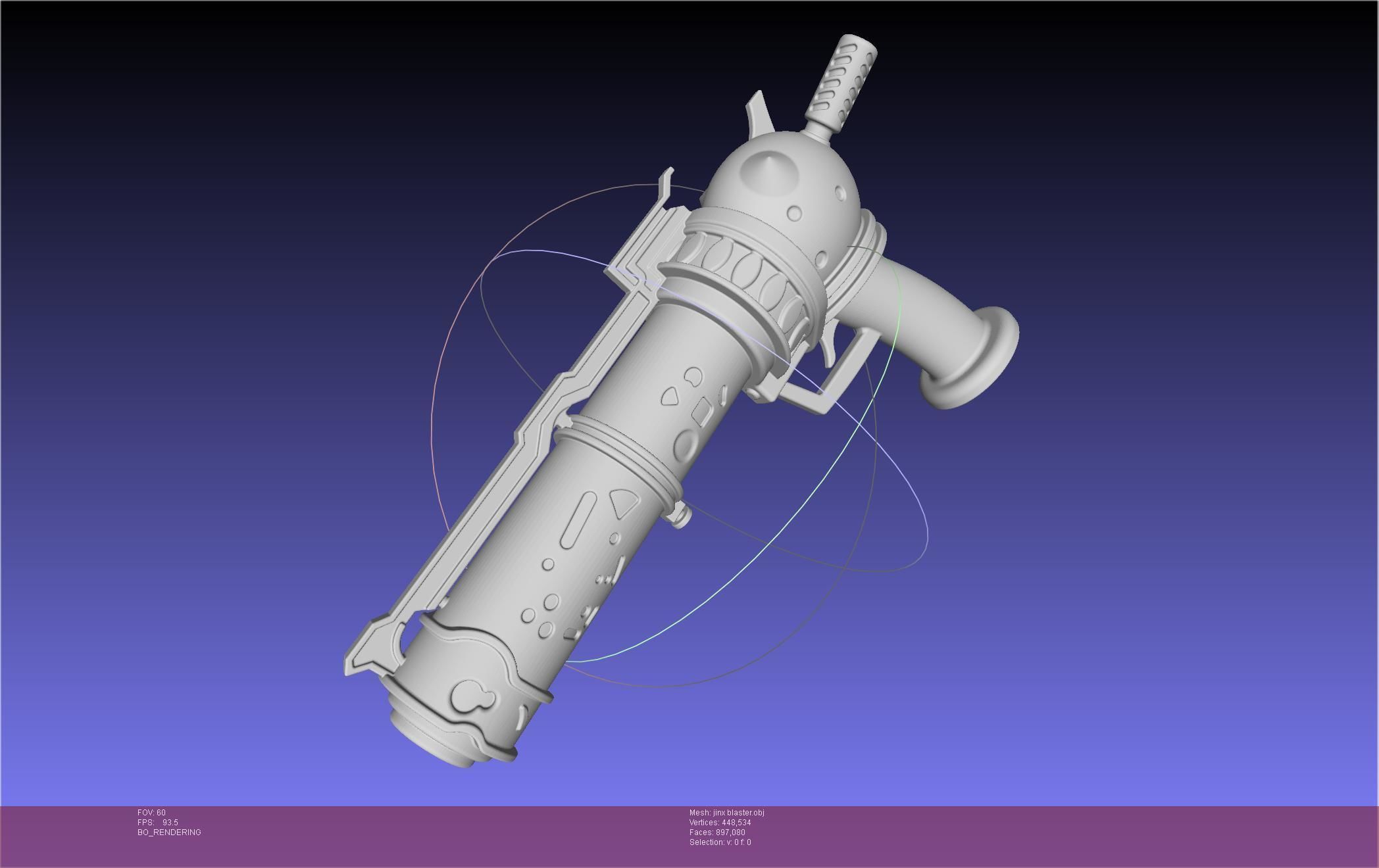 League Of Legends Arcane Jinx Blaster Basic Model 3D model | CGTrader
