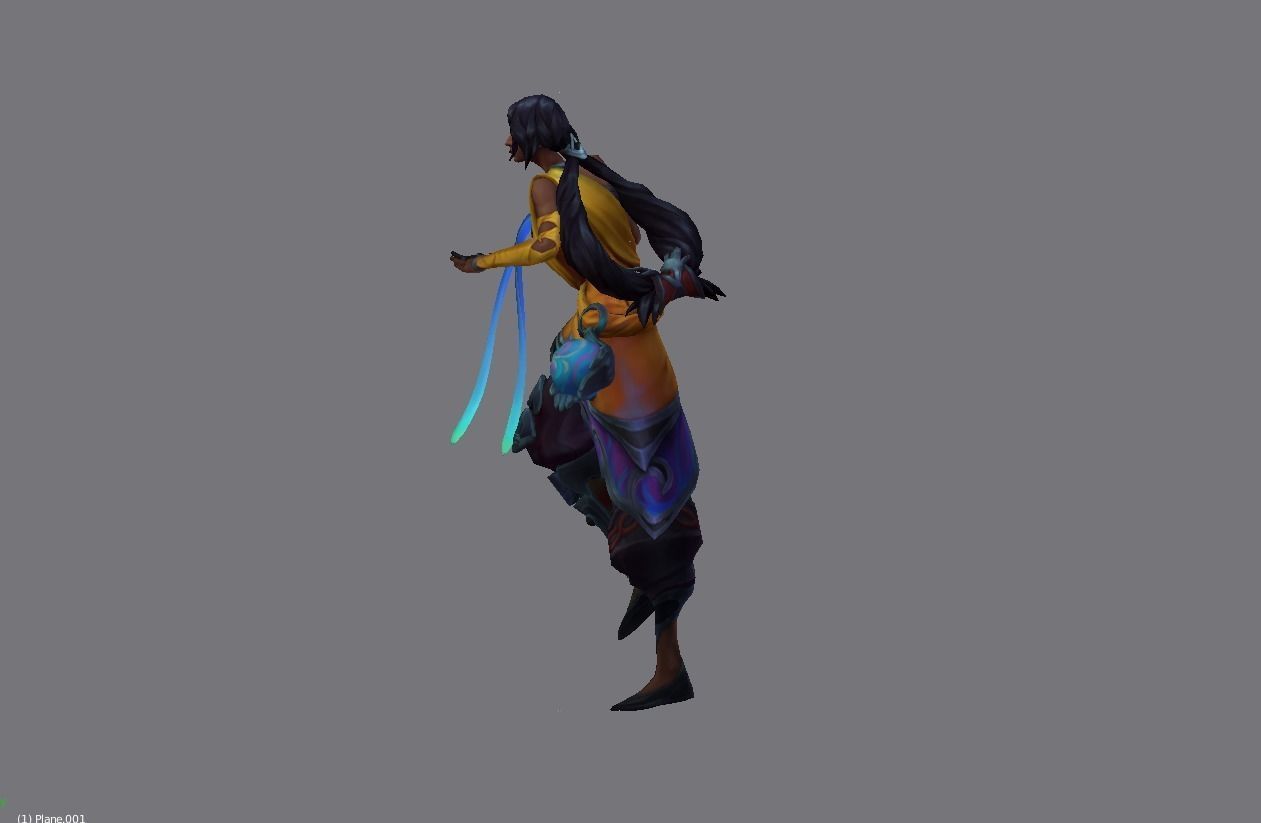 3D model Nilah League of Legends 3D Model VR / AR / low-poly | CGTrader