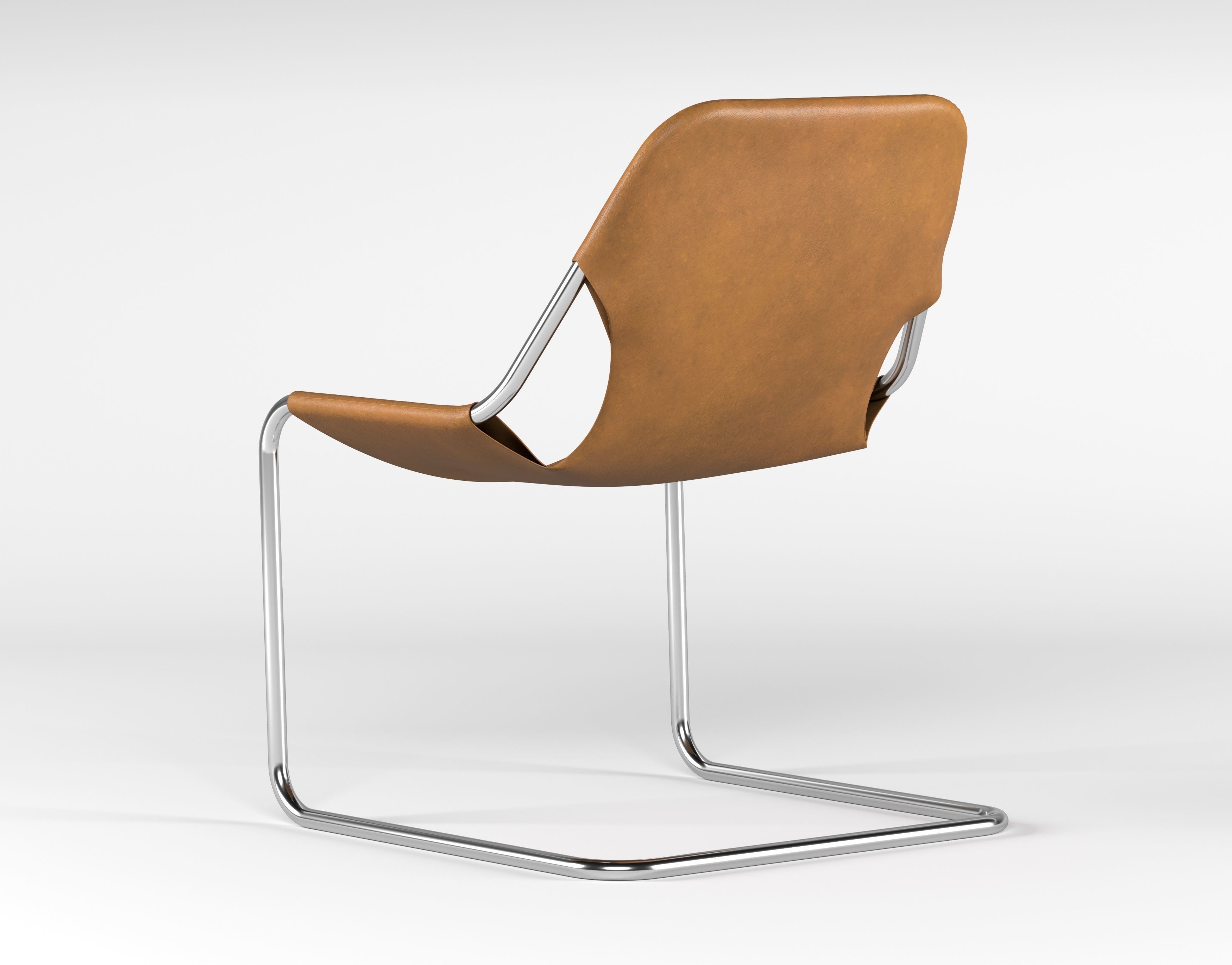 Tubular Steel Chair free 3D model | CGTrader