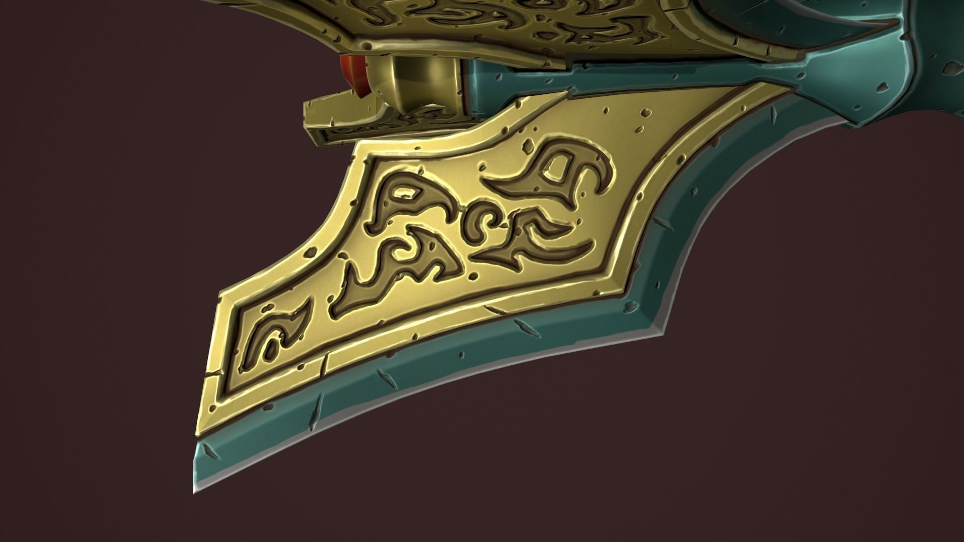 3D model Rune mace VR / AR / low-poly | CGTrader